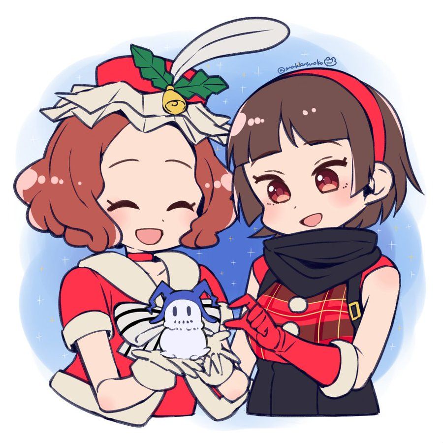 Festive Haru and Makoto | Scrolller
