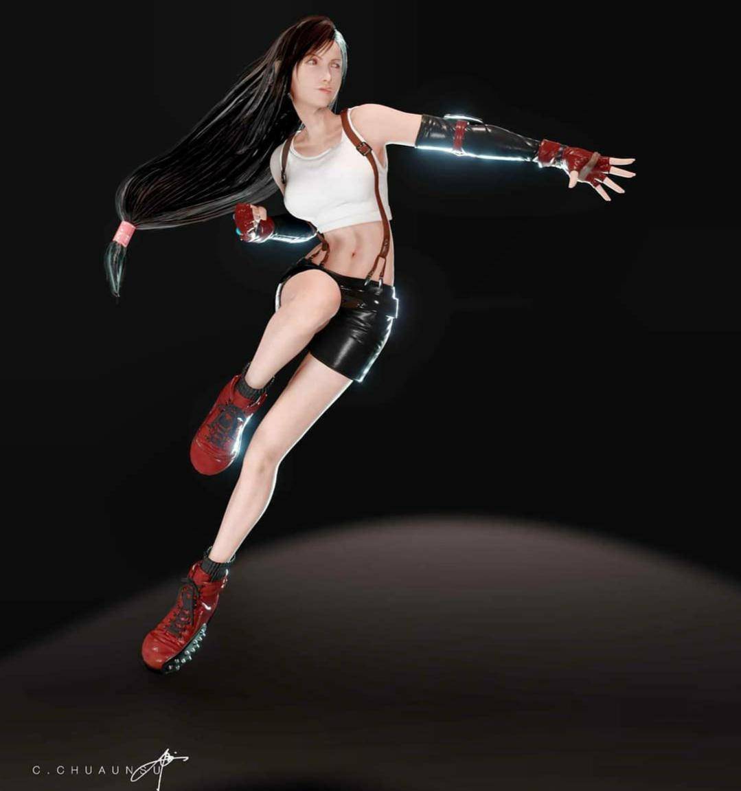 FFVII remake Tifa with classic gear (CChuauns1) | Scrolller