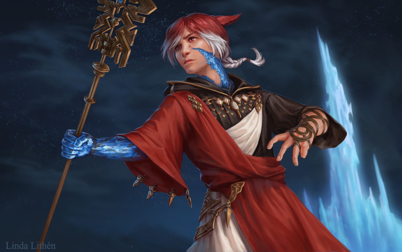 FFXIV art by Linda Lithén | Scrolller