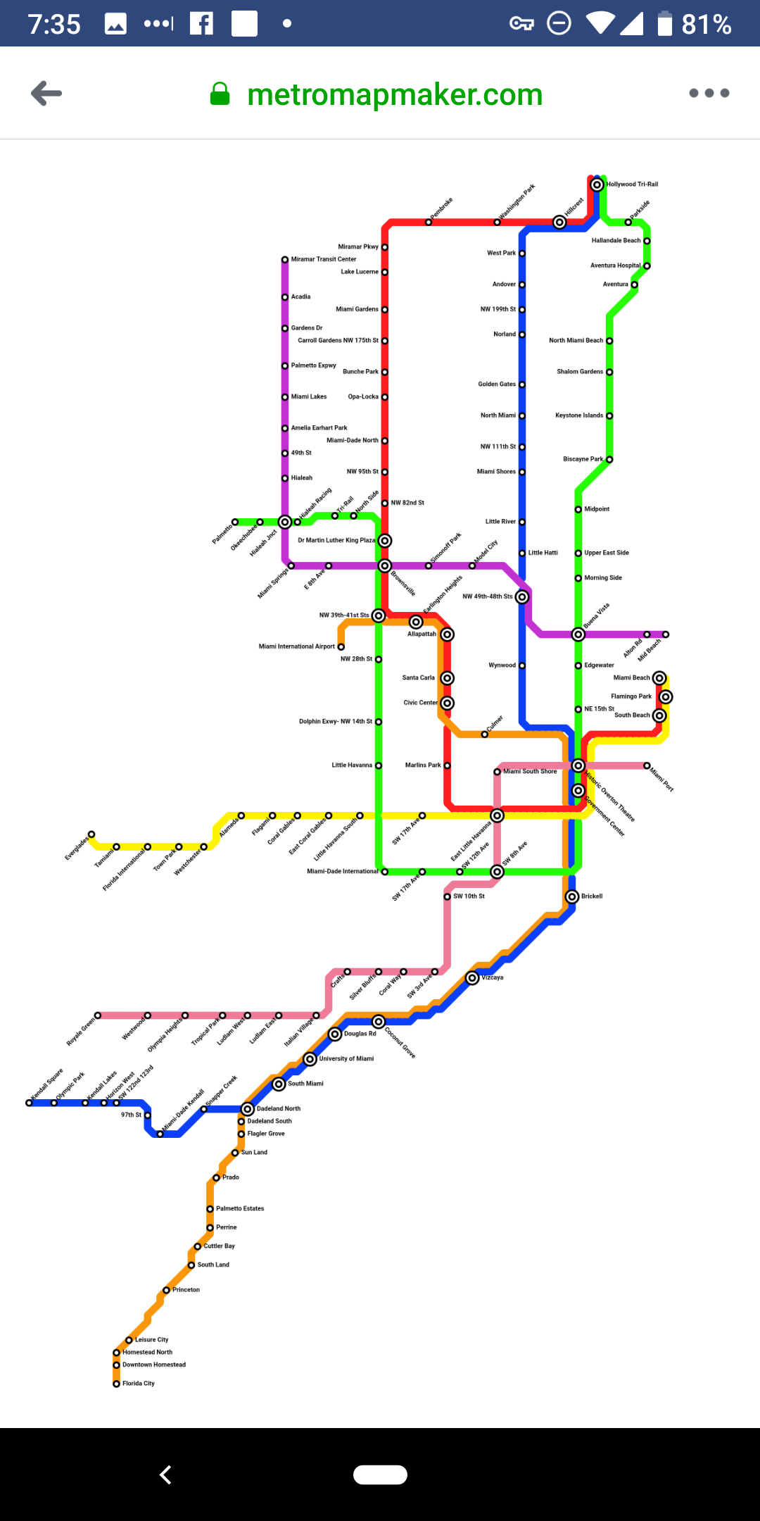 Fictional Miami Metrorail Expansion | Scrolller