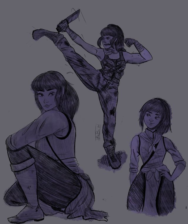 Fighter Sketches | Scrolller