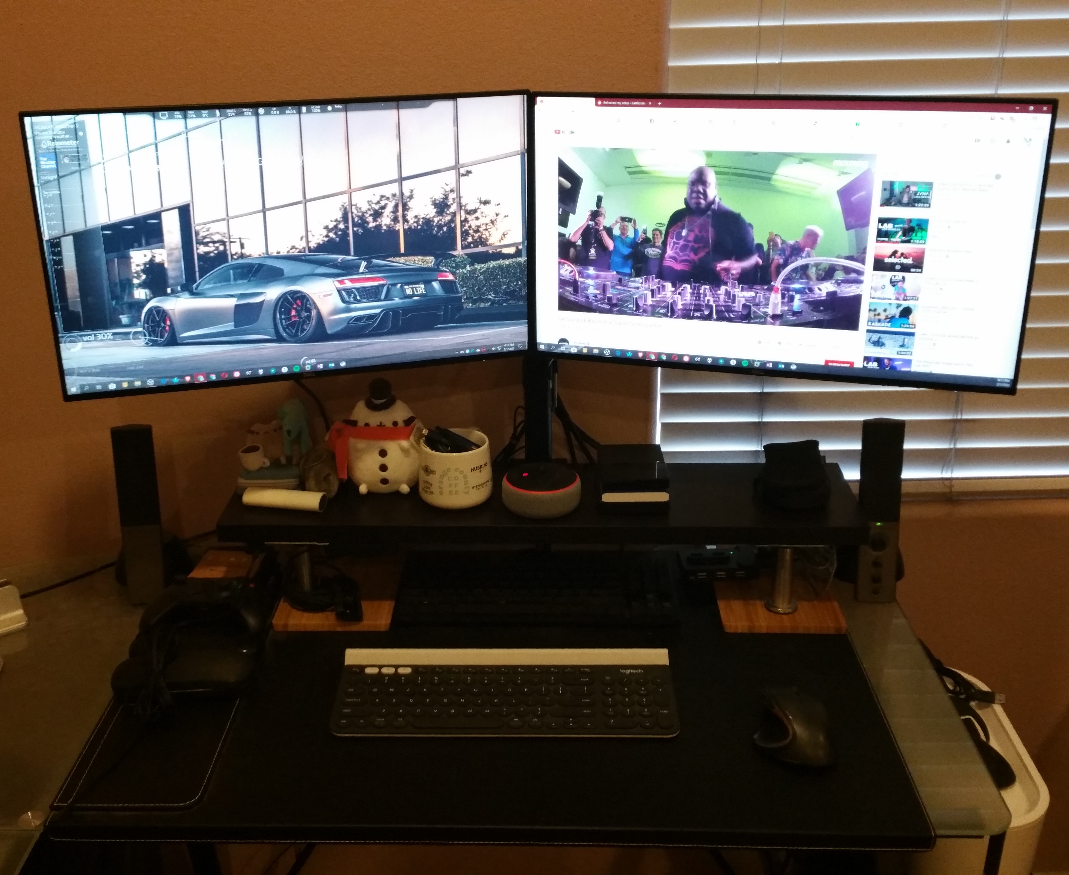 Finally Added a Dual Monitor Arm Mount | Scrolller