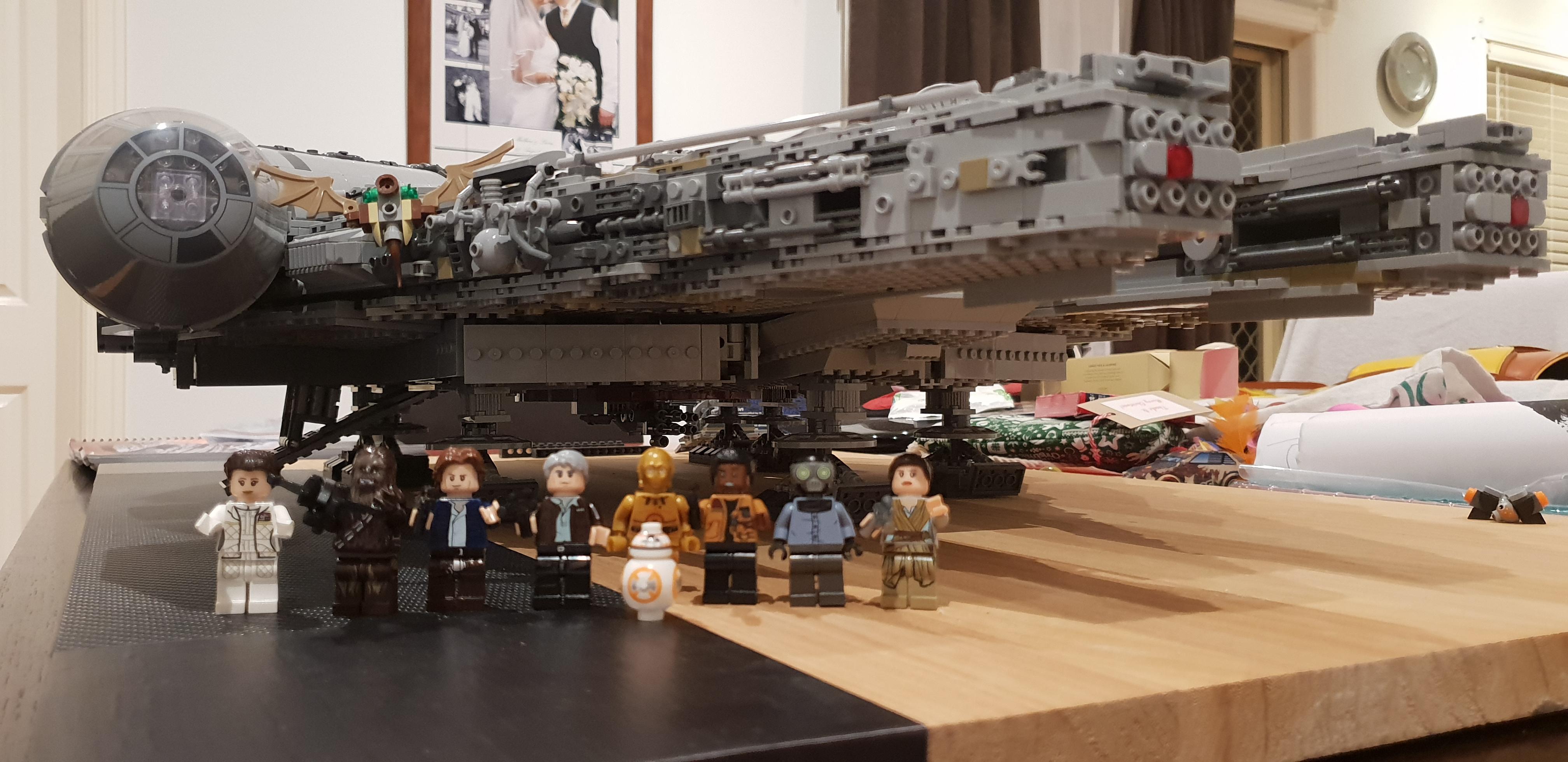 Finally finished my Millennium Falcon! | Scrolller