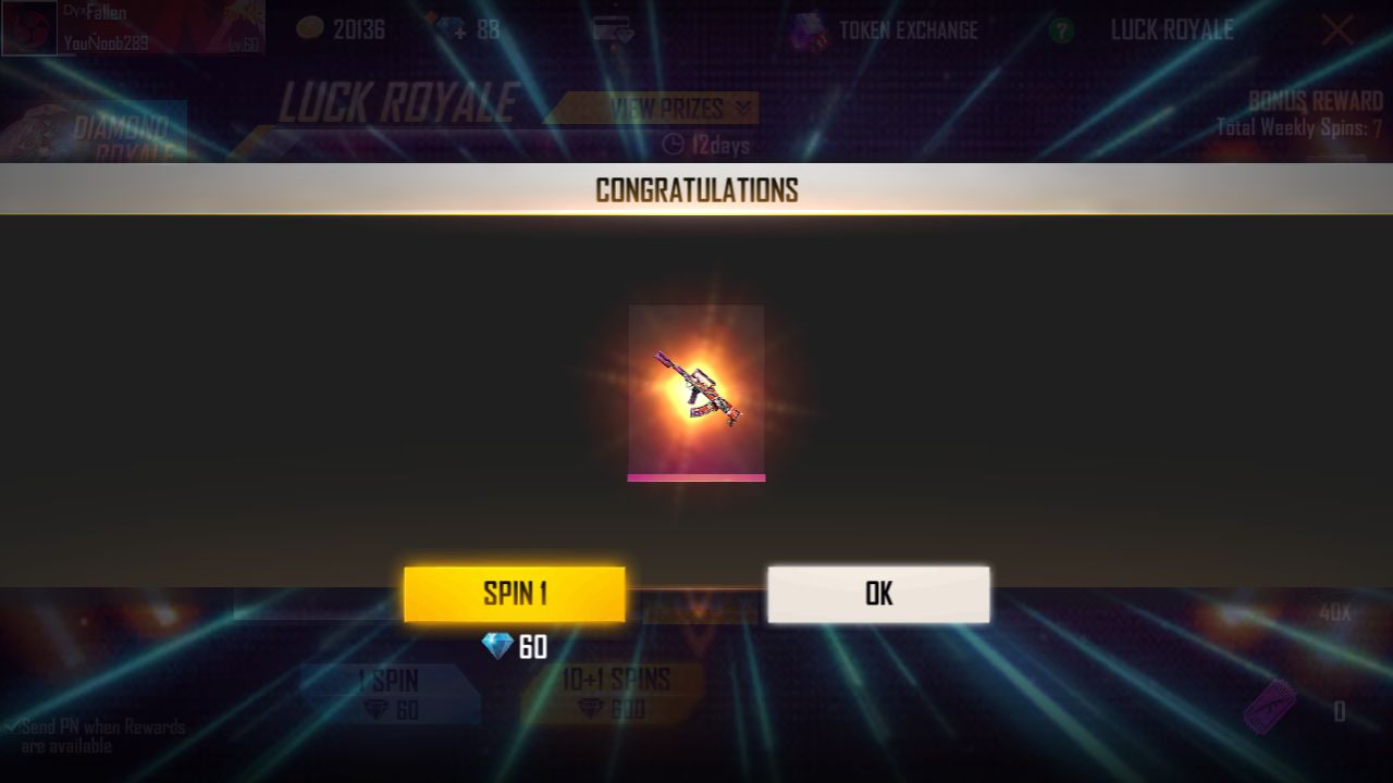 Finally got a weapon skin | Scrolller