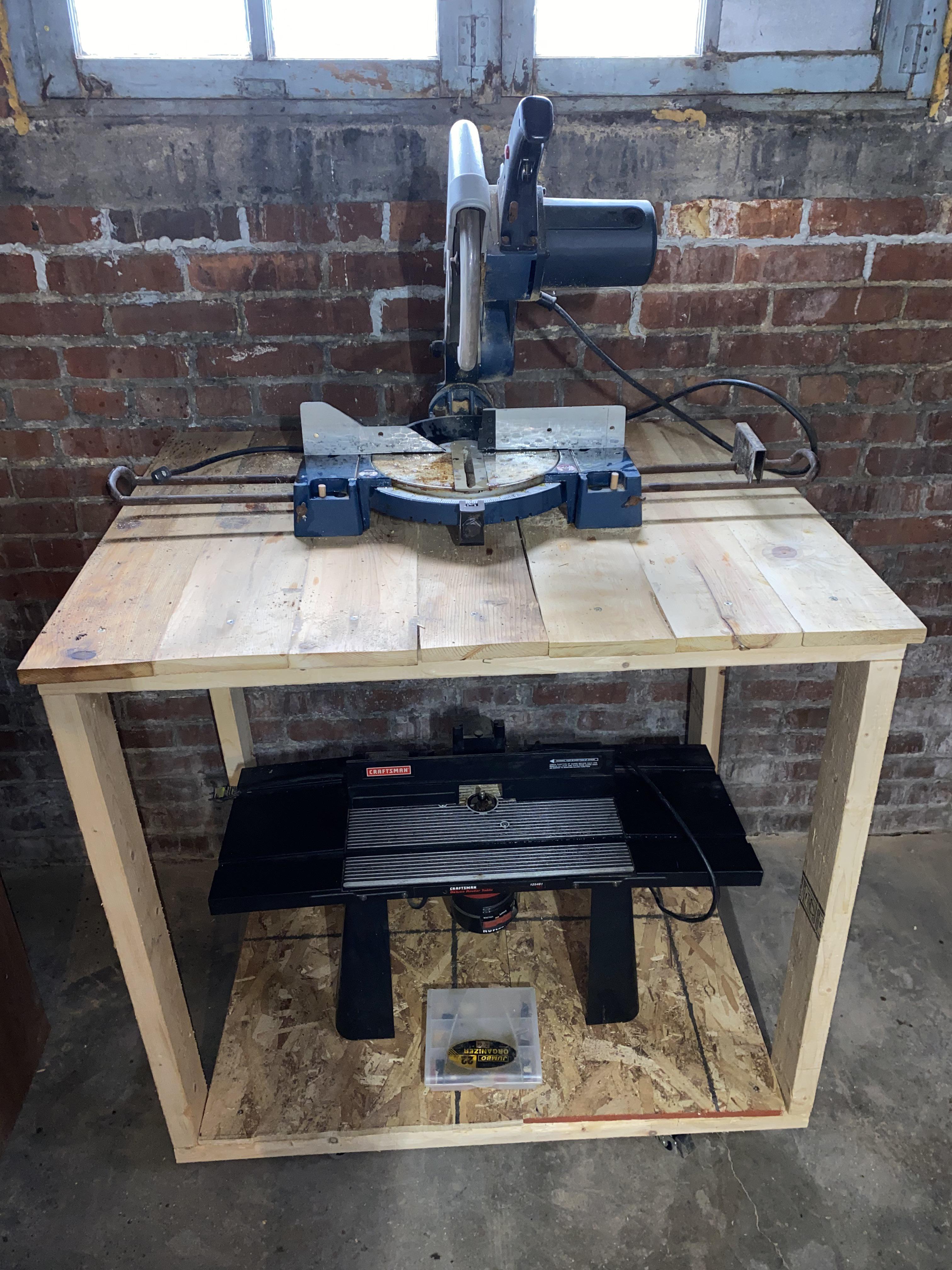 Finally got my Miter Saw off the ground. | Scrolller