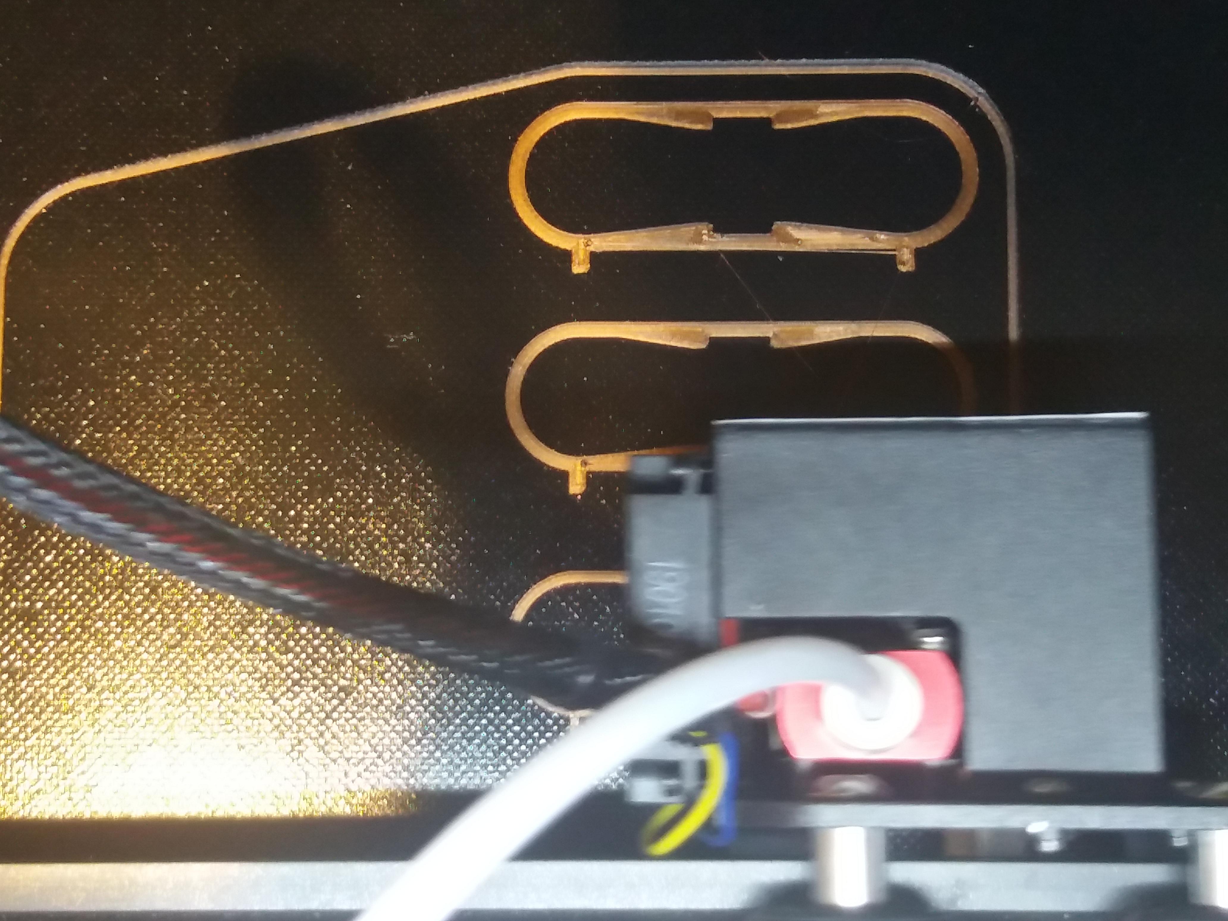 Finally managed to get a perfect first layer and superb bed adhesion on 0.1 mm layer height ...