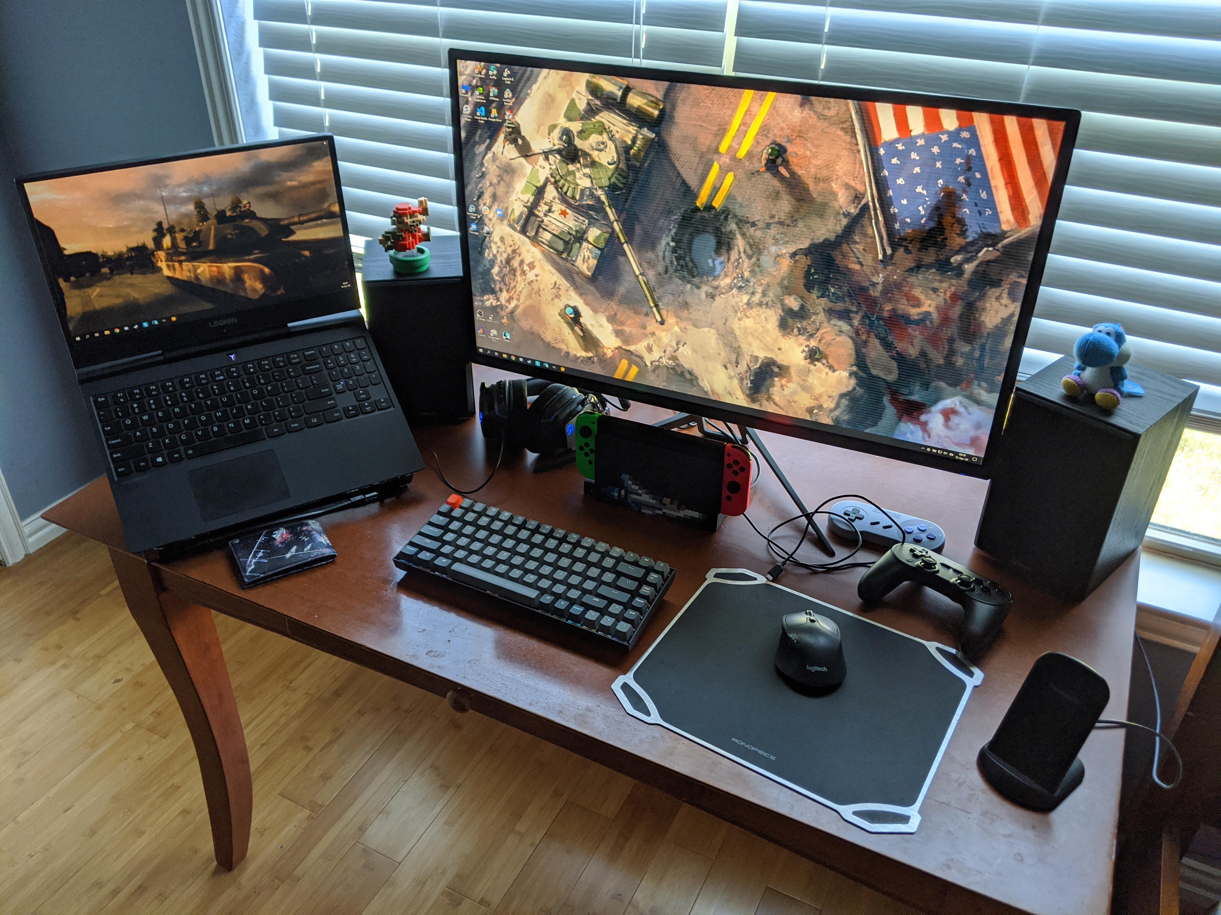 Finally (nearly) finished my desk setup! | Scrolller