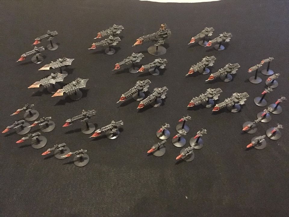 Finished my Imperialis Armada fleet! For now... | Scrolller