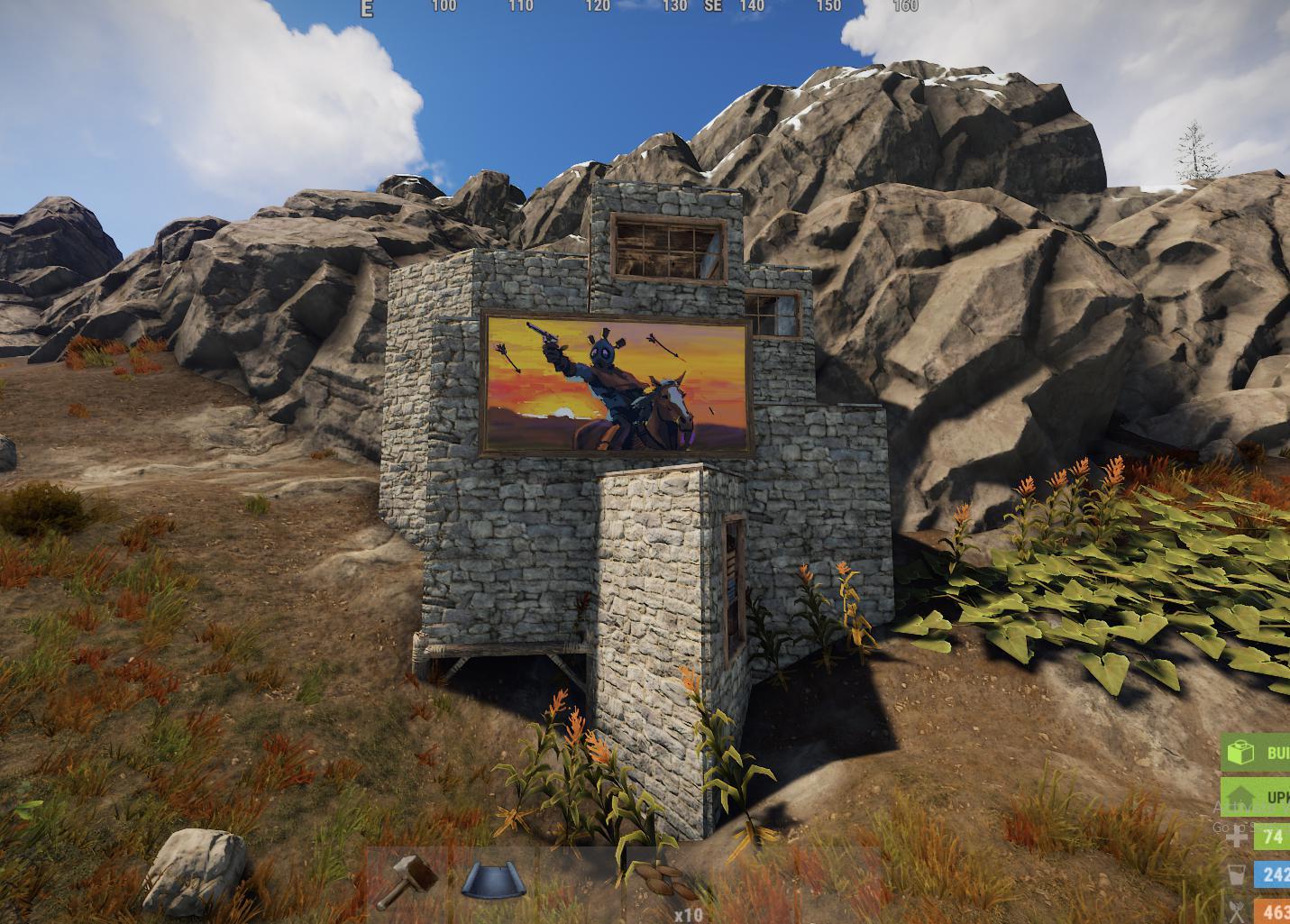 Finished up my base with a handpainted piece! (professional artist ...