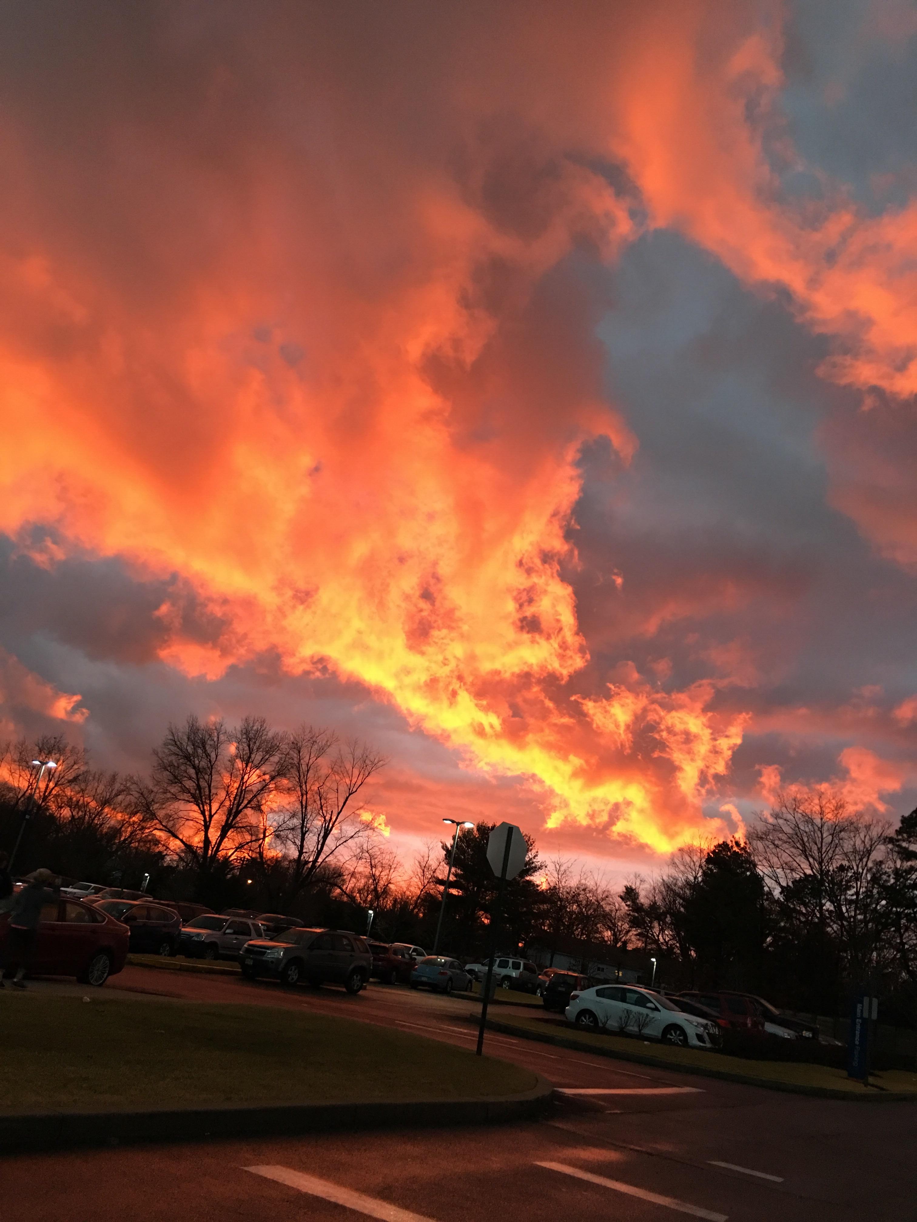 Fire breathing dragons are real. Sky over NJ. | Scrolller