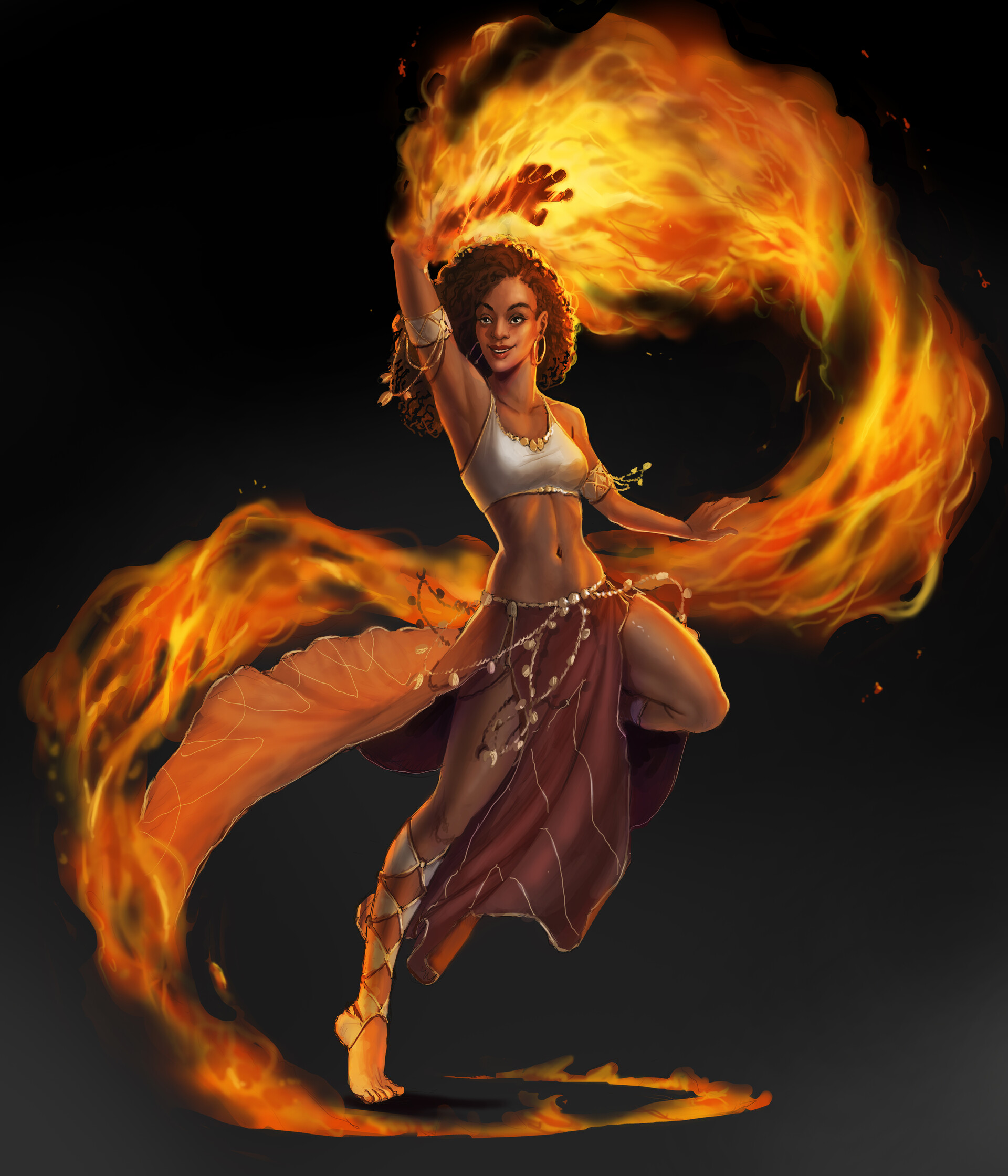 Fire Mage by Lukas Baumgartner | Scrolller