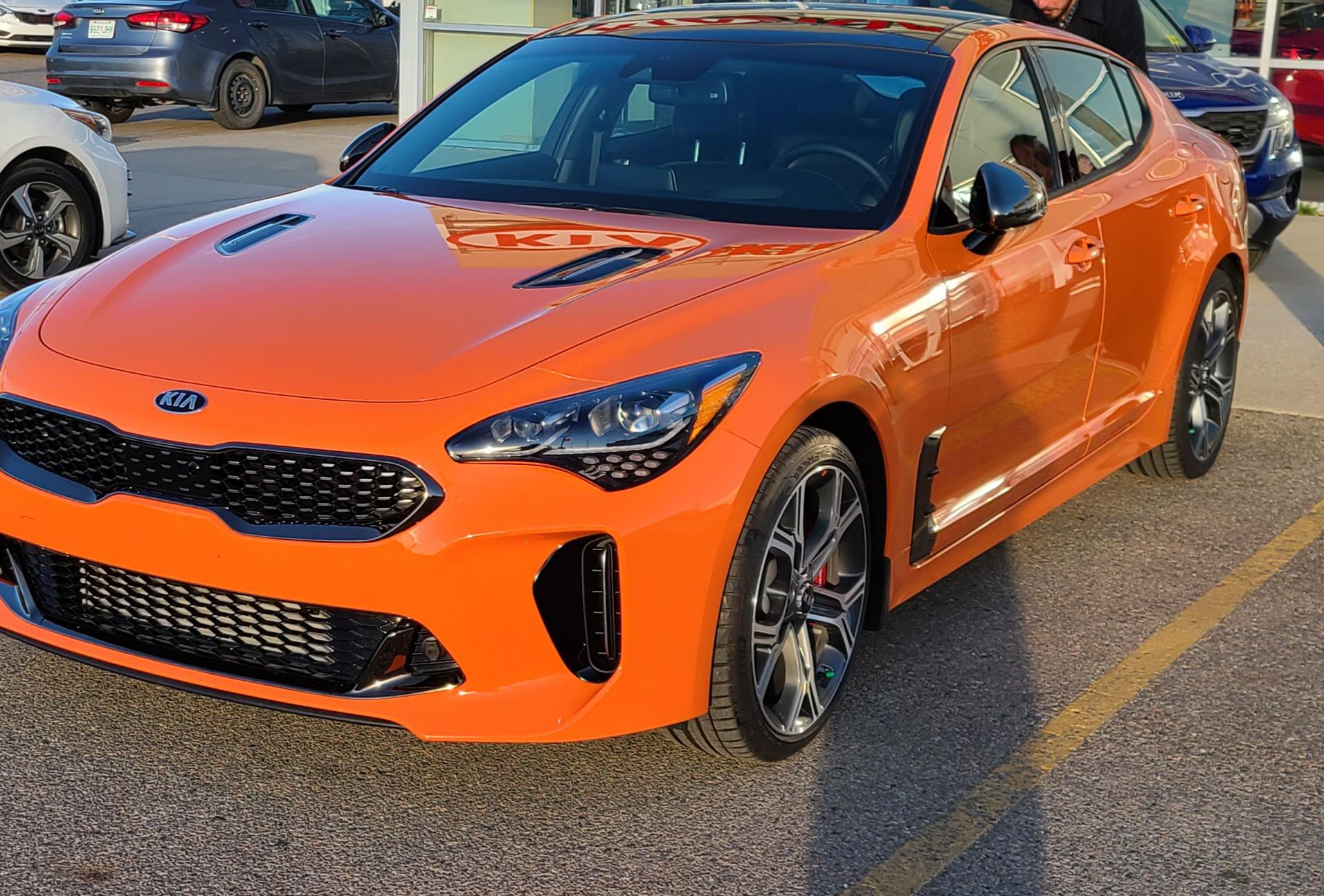 First 2021 kia stinger orange edition sold | Scrolller
