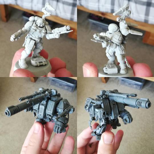 First and second ever kitbash: the Apothereiver and Battle Brother Boom | Scrolller