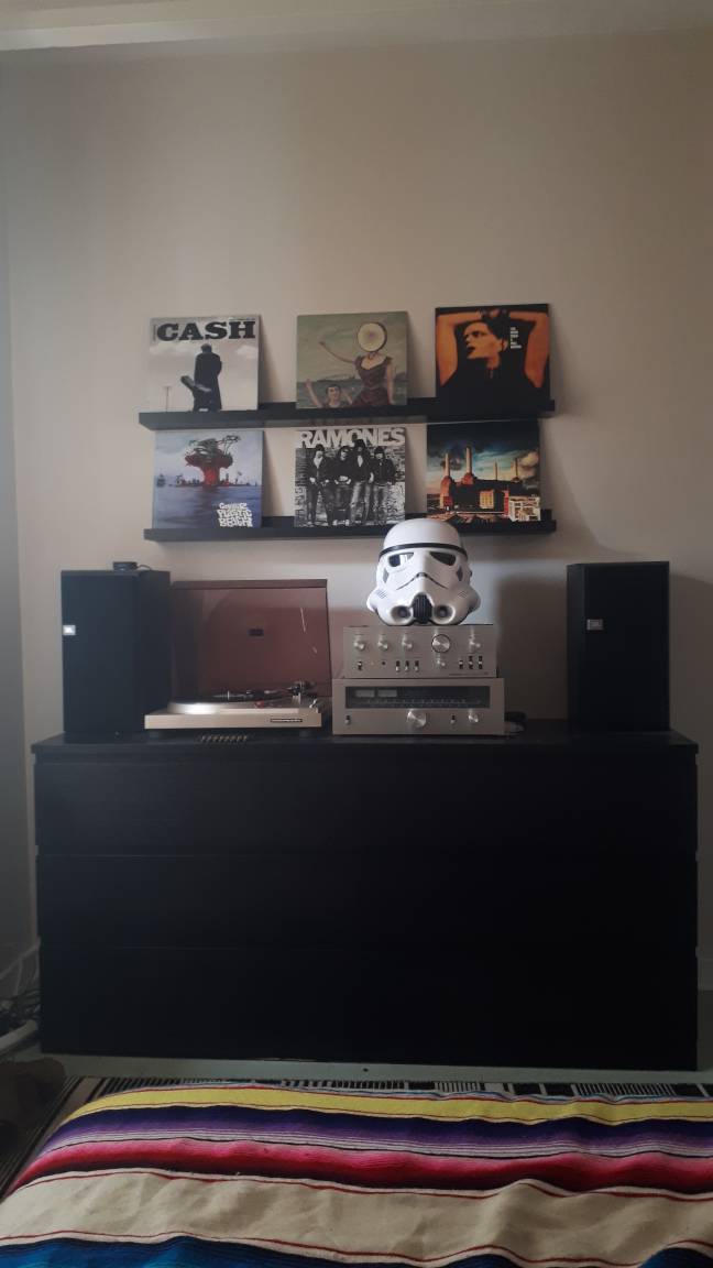 First Apartment, First Setup. | Scrolller