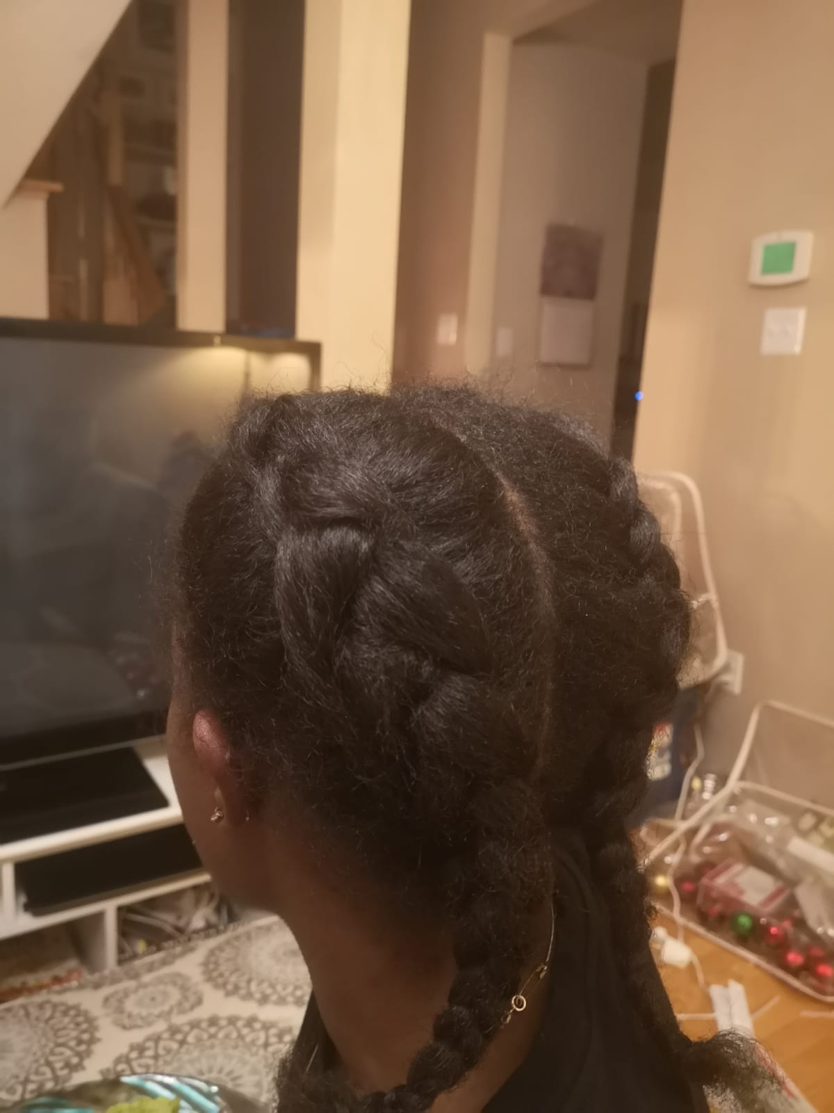 First attempt at cornrows! | Scrolller