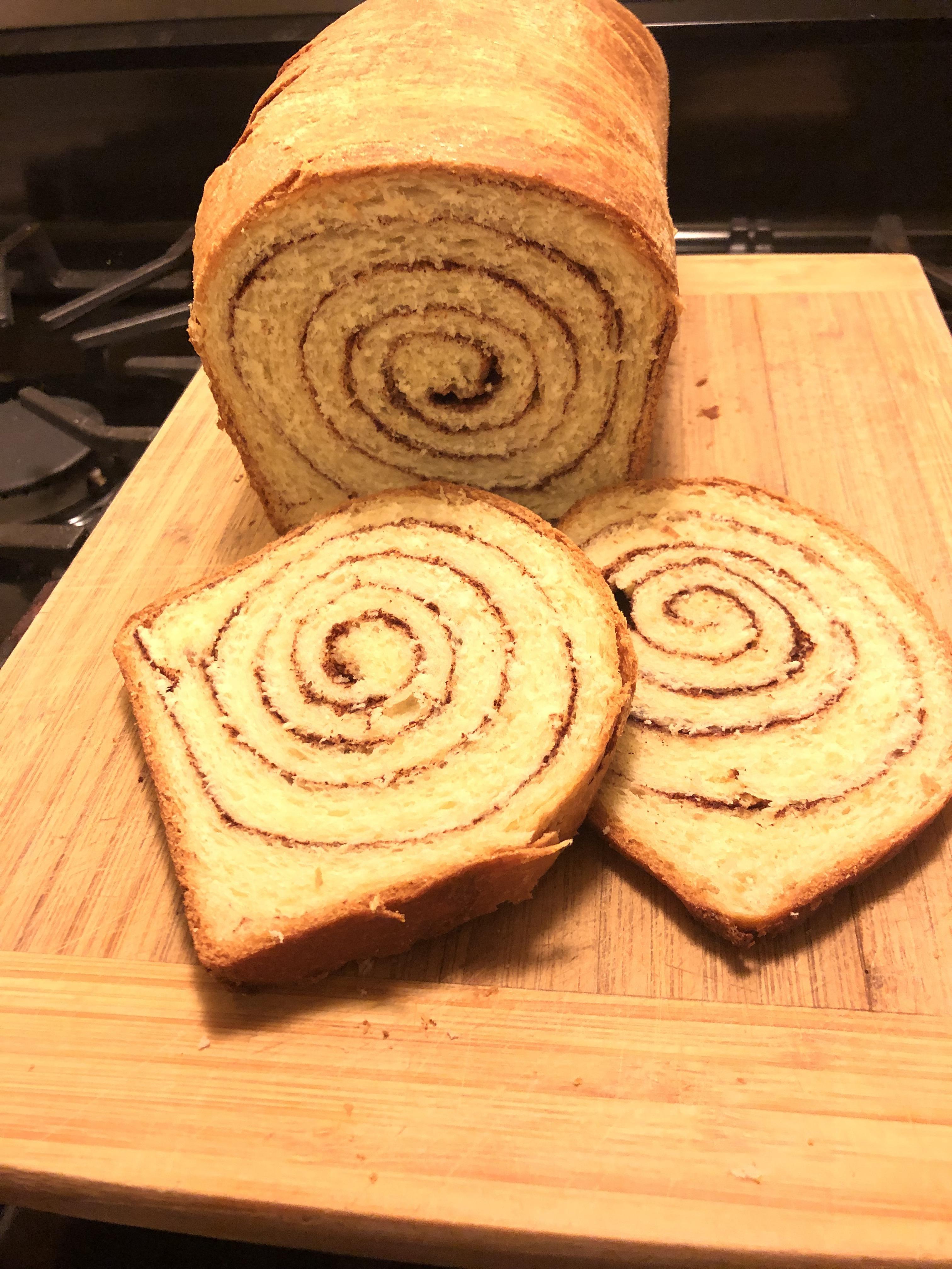 First attempt Cinnamon Swirl Bread. | Scrolller