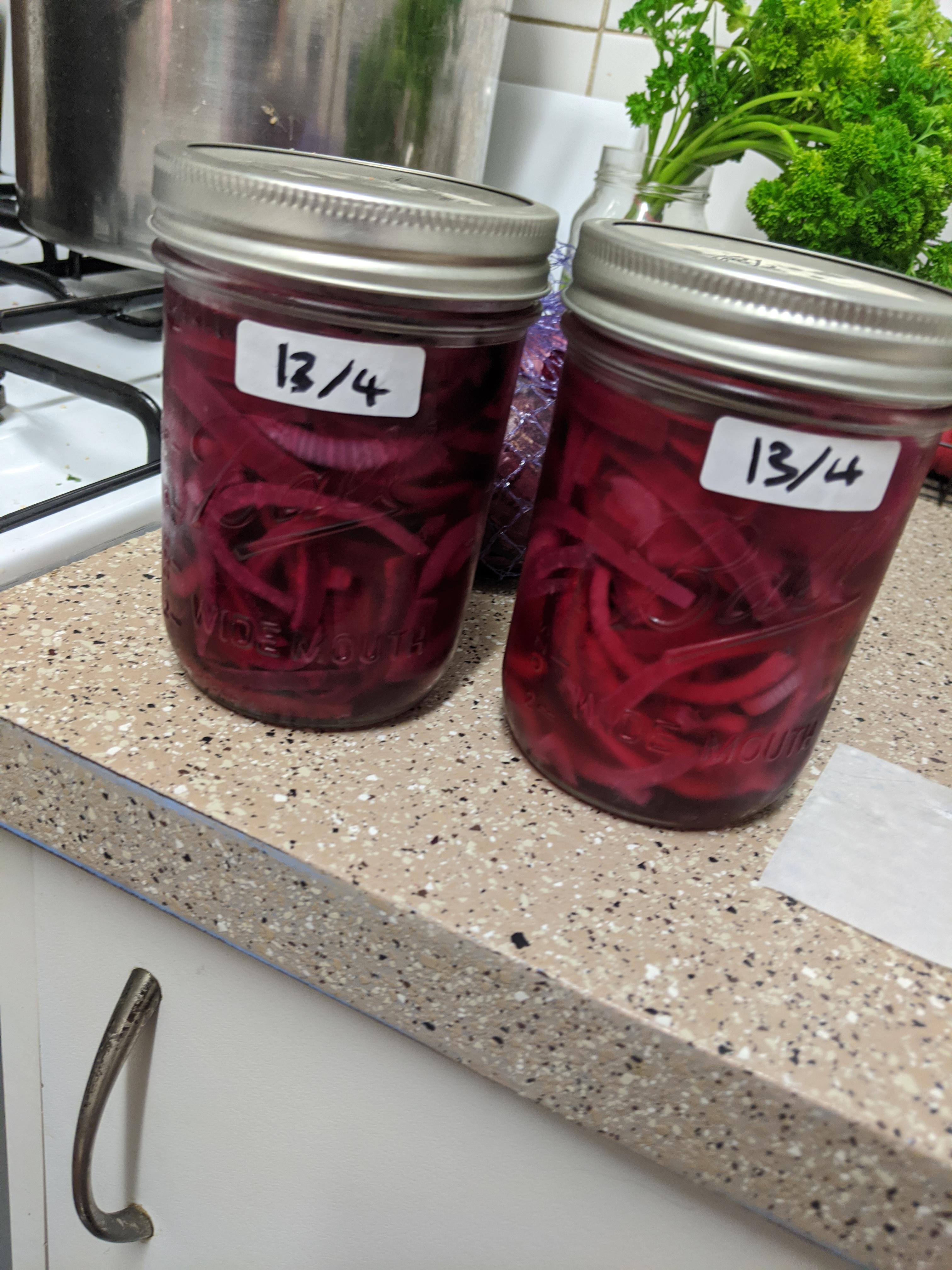 First batch of pickled red onion! | Scrolller