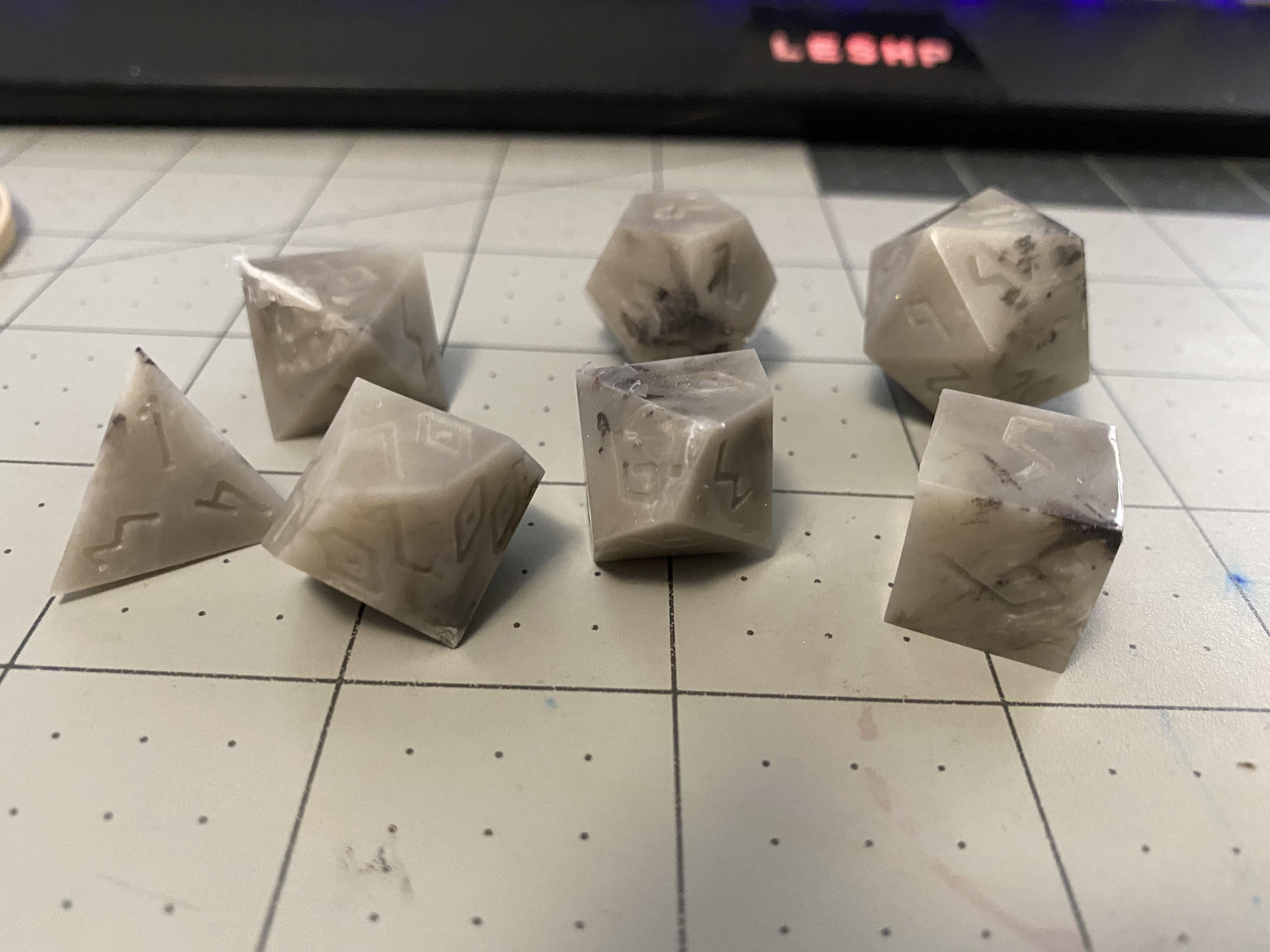 First cast off some new molds. | Scrolller