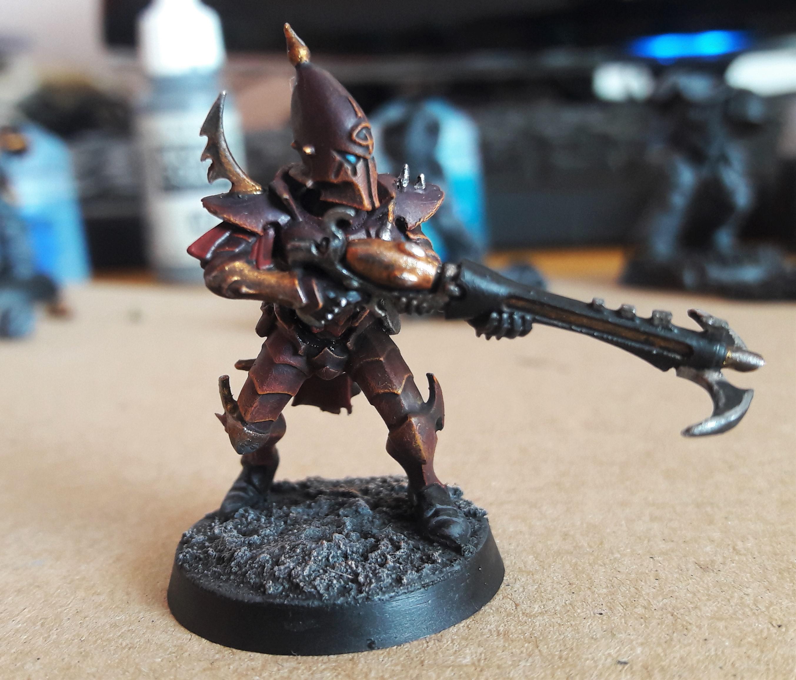 First Drukhari model! C&C much appreciated! | Scrolller