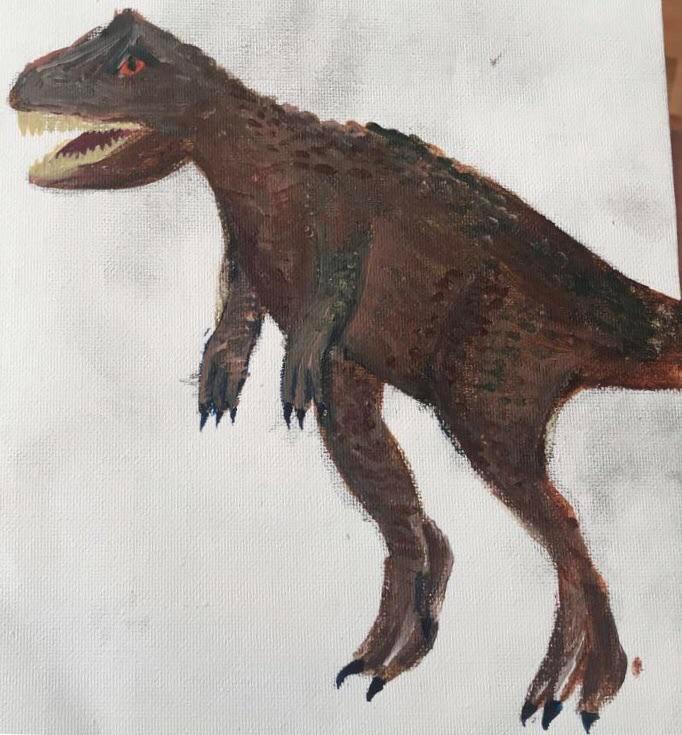 First ever paleoart attempt at an allosaurus :) | Scrolller