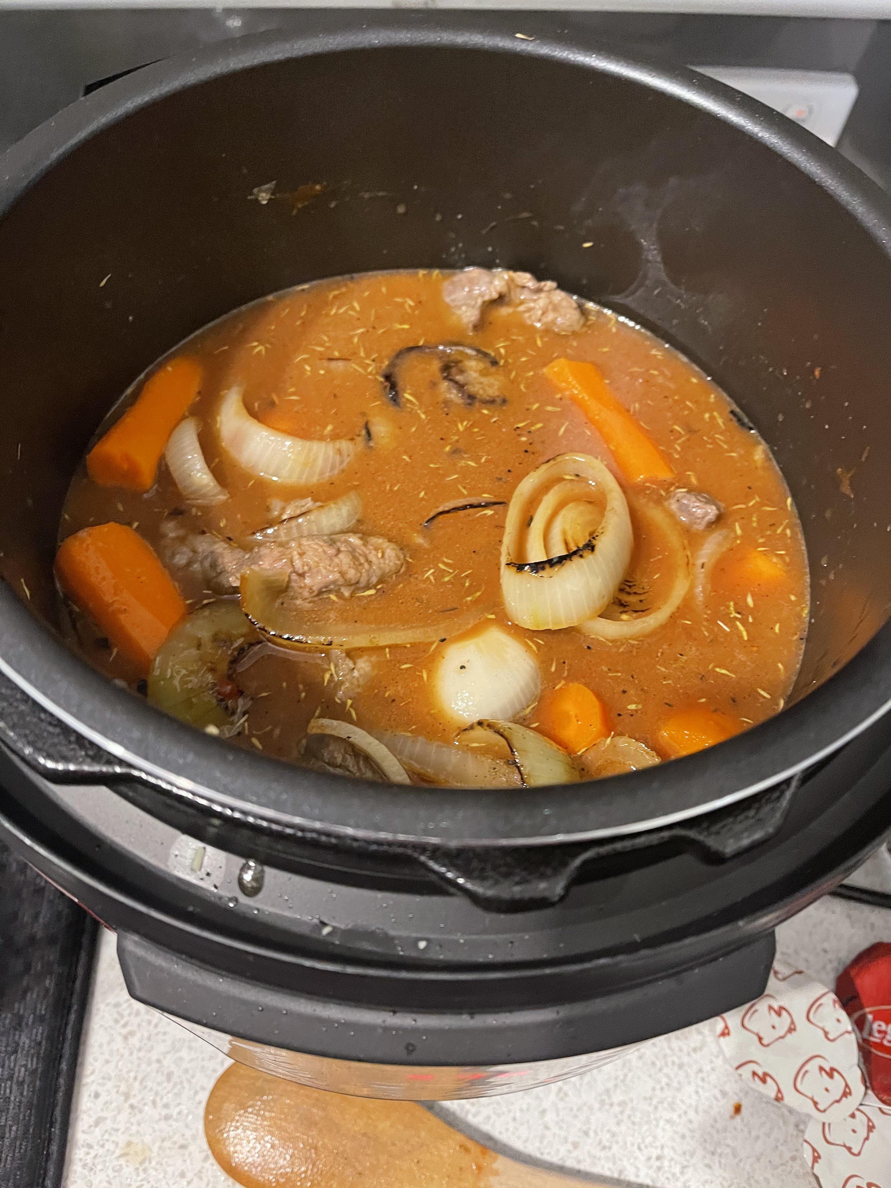 First ever slow cooked meal, a 5 hour beef stew, can’t wait for this beauty 🔥 | Scrolller