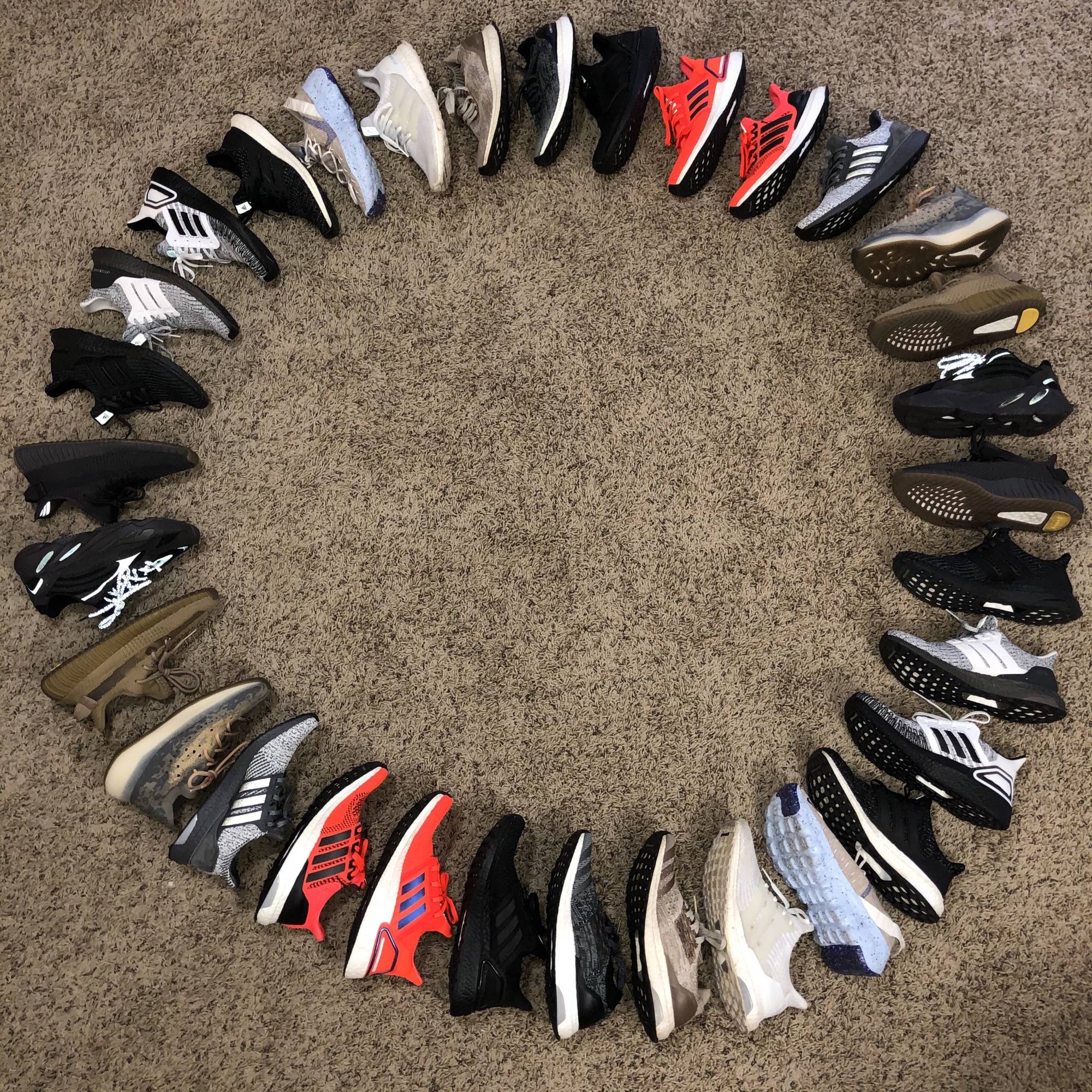 First ever sneaker wheel, you may notice some brand favoritism | Scrolller