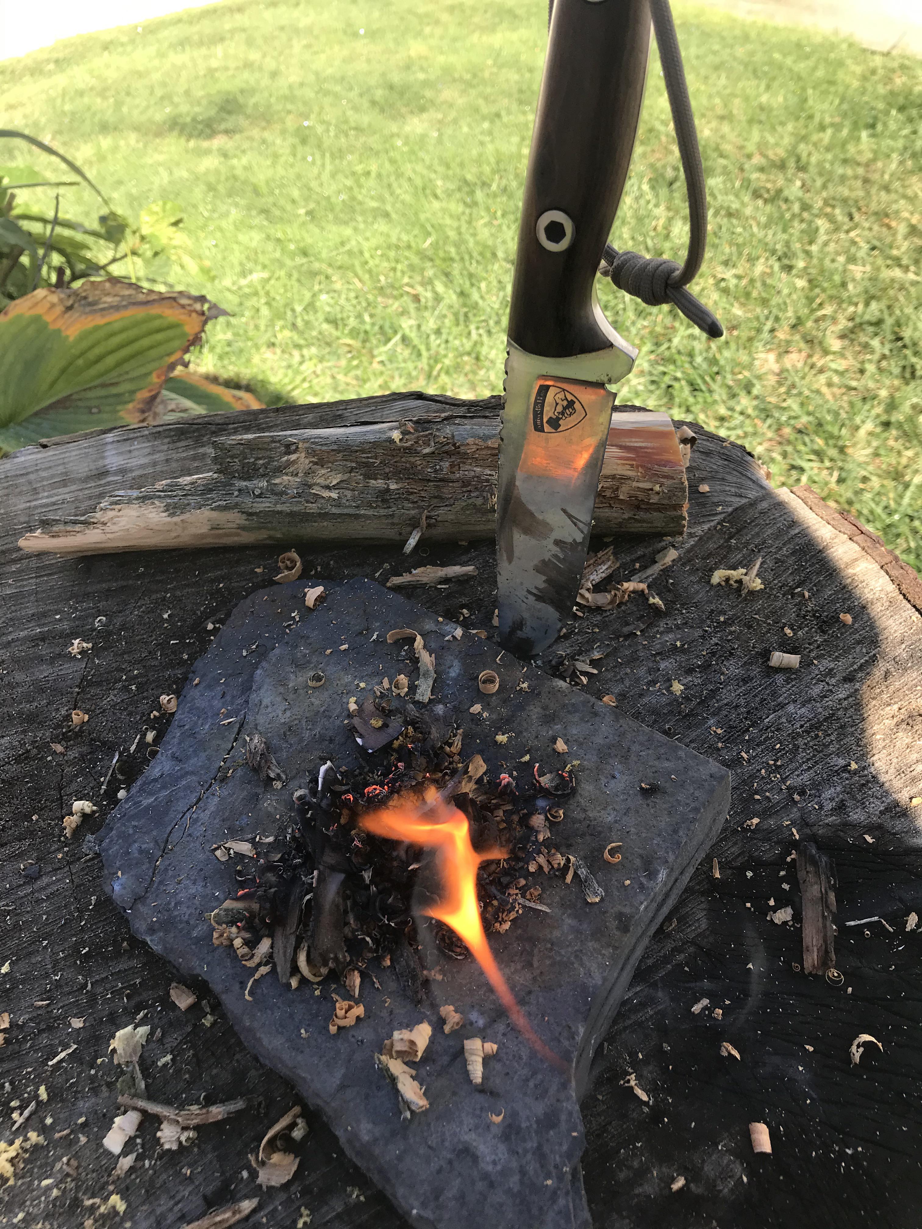 First Fatwood Fire | Scrolller