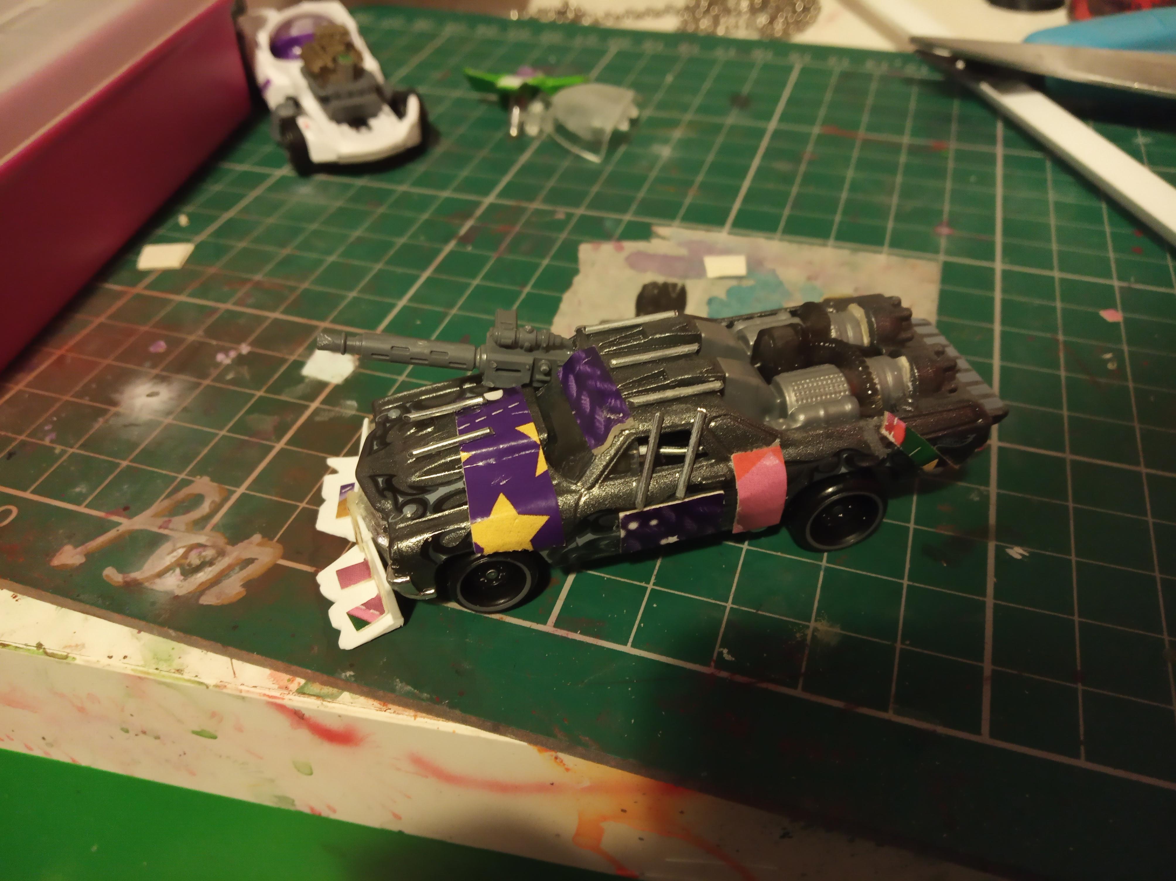 First gaslands build done! I'll try paint it soon but the weather doesn't want me to prime it ...