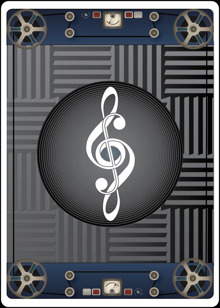 First Illustrator Project - Card Back for a Music Card Game - Criticism ...