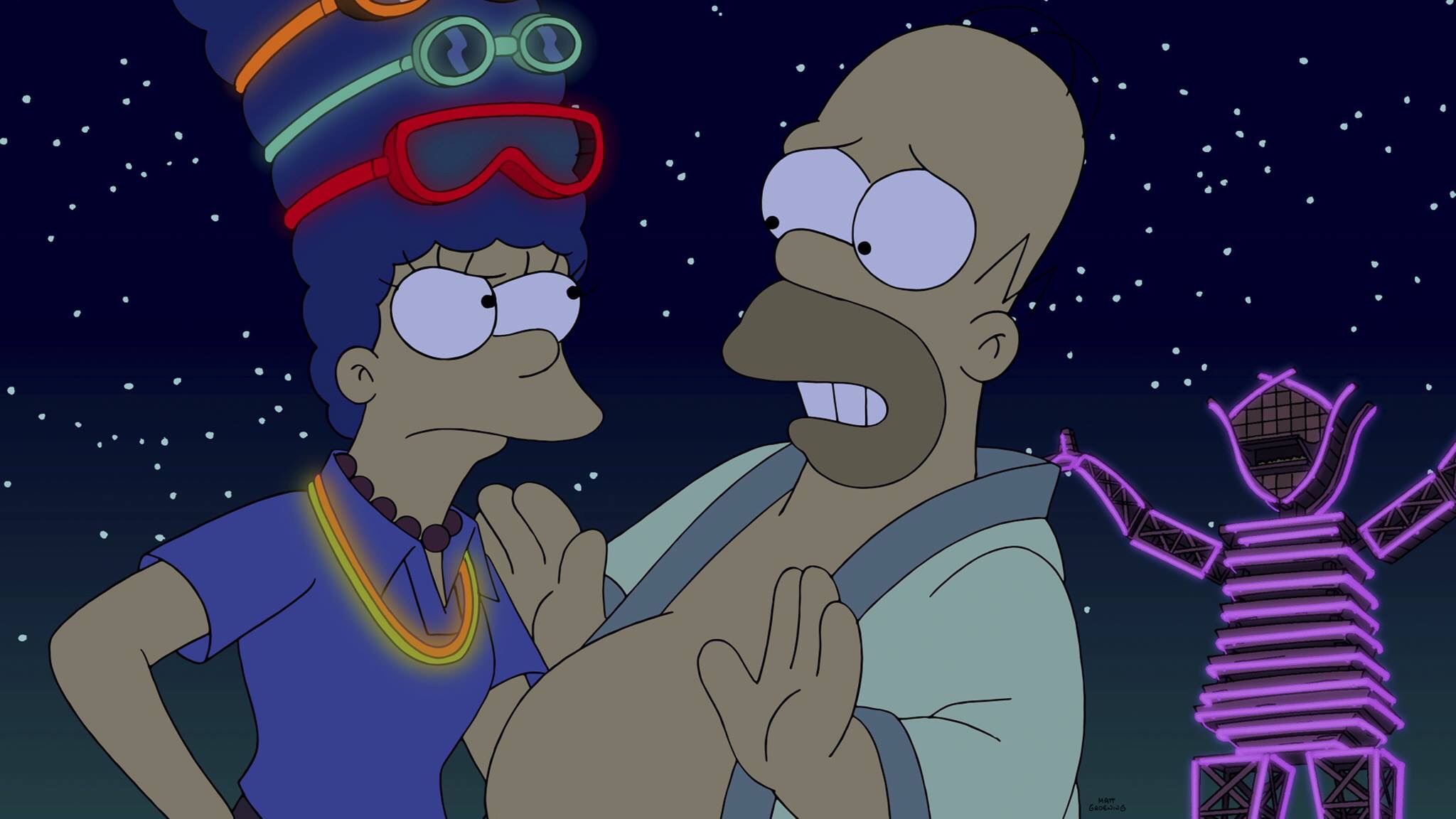 First image from The Simpsons "Blazing Guy" episode | Scrolller