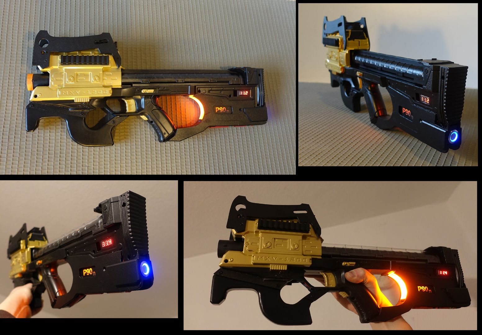 First Nerf P90? At least the first Rival P90 :> no printed parts, handmade. | Scrolller