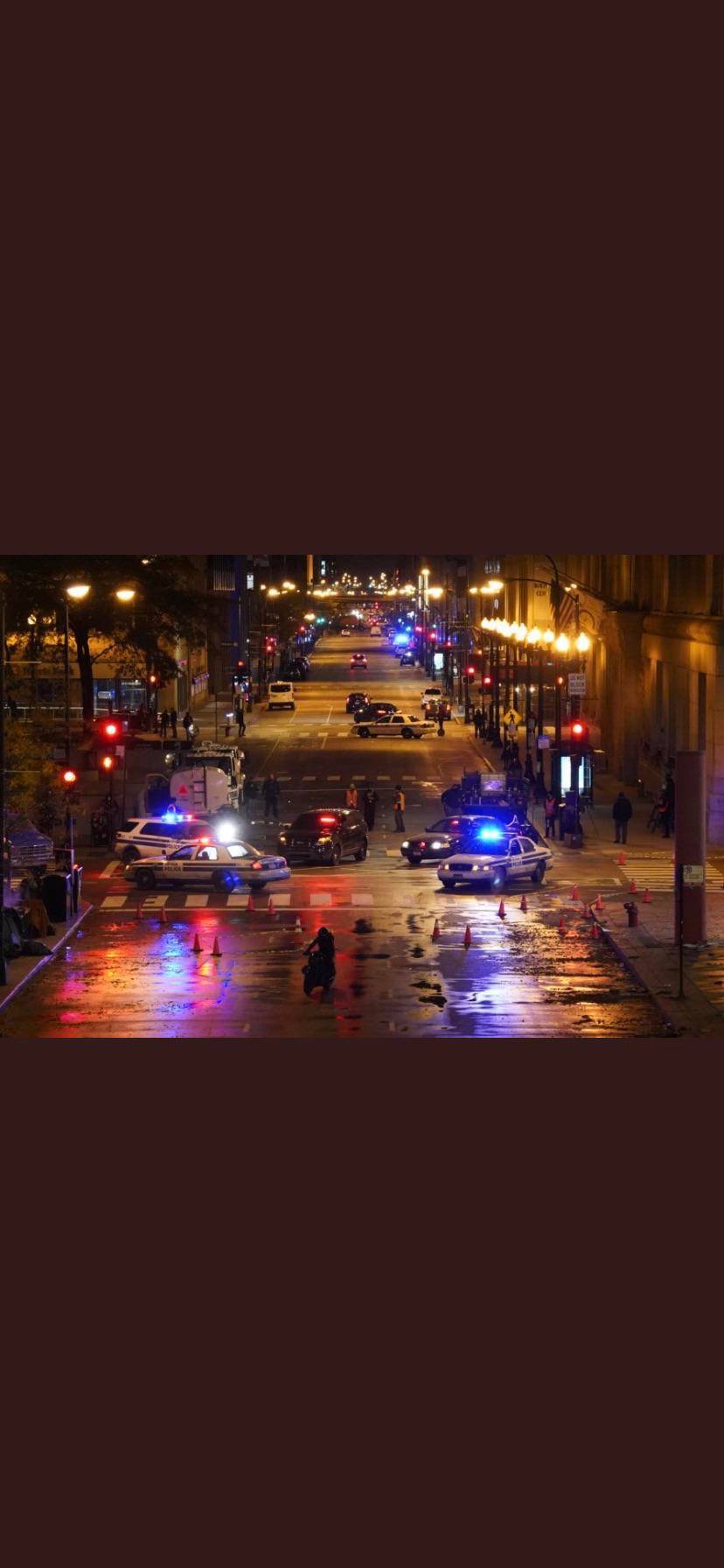 First night filming in Chicago. | Scrolller