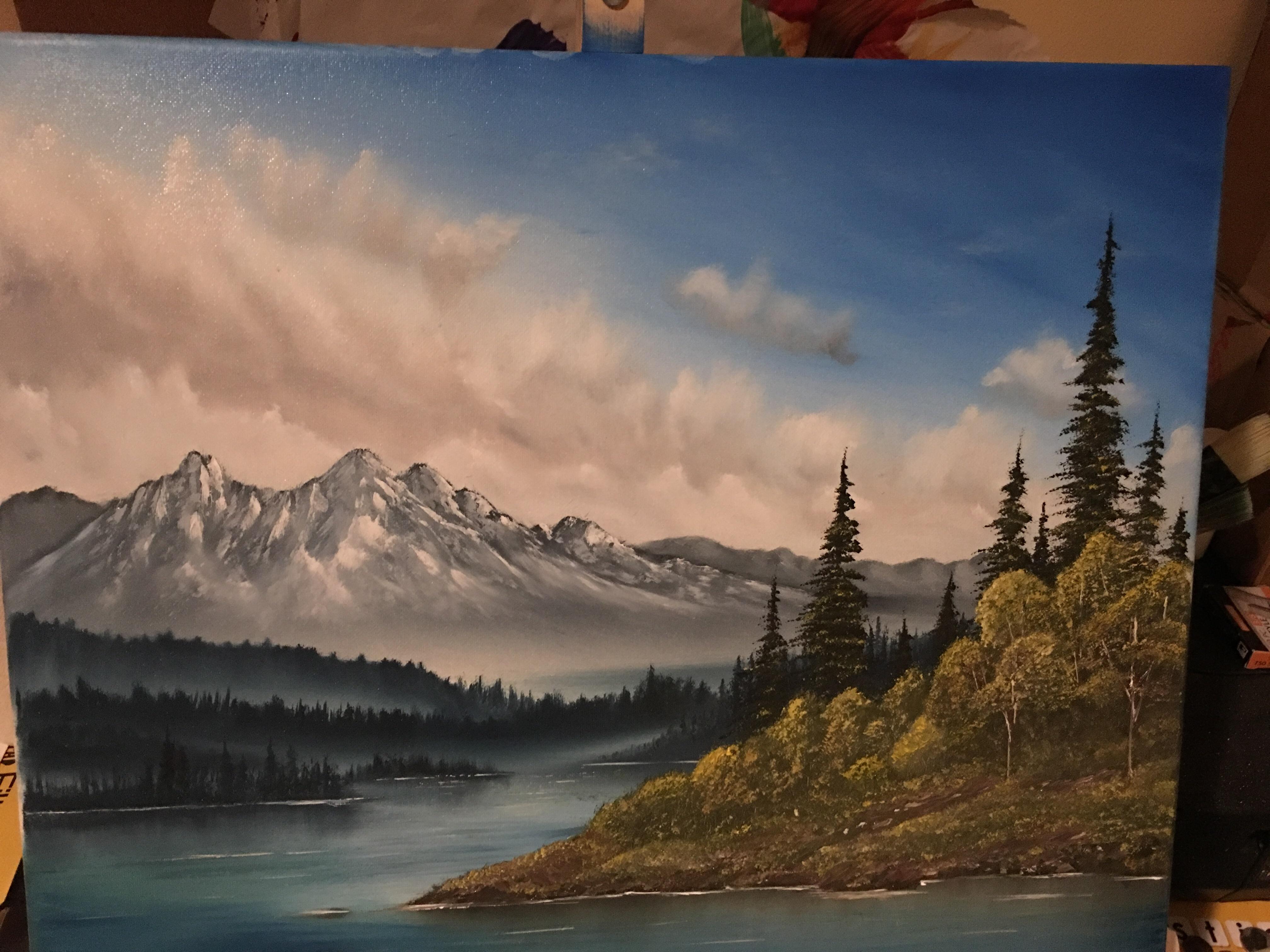 First original using Bob Ross techniques. | Scrolller