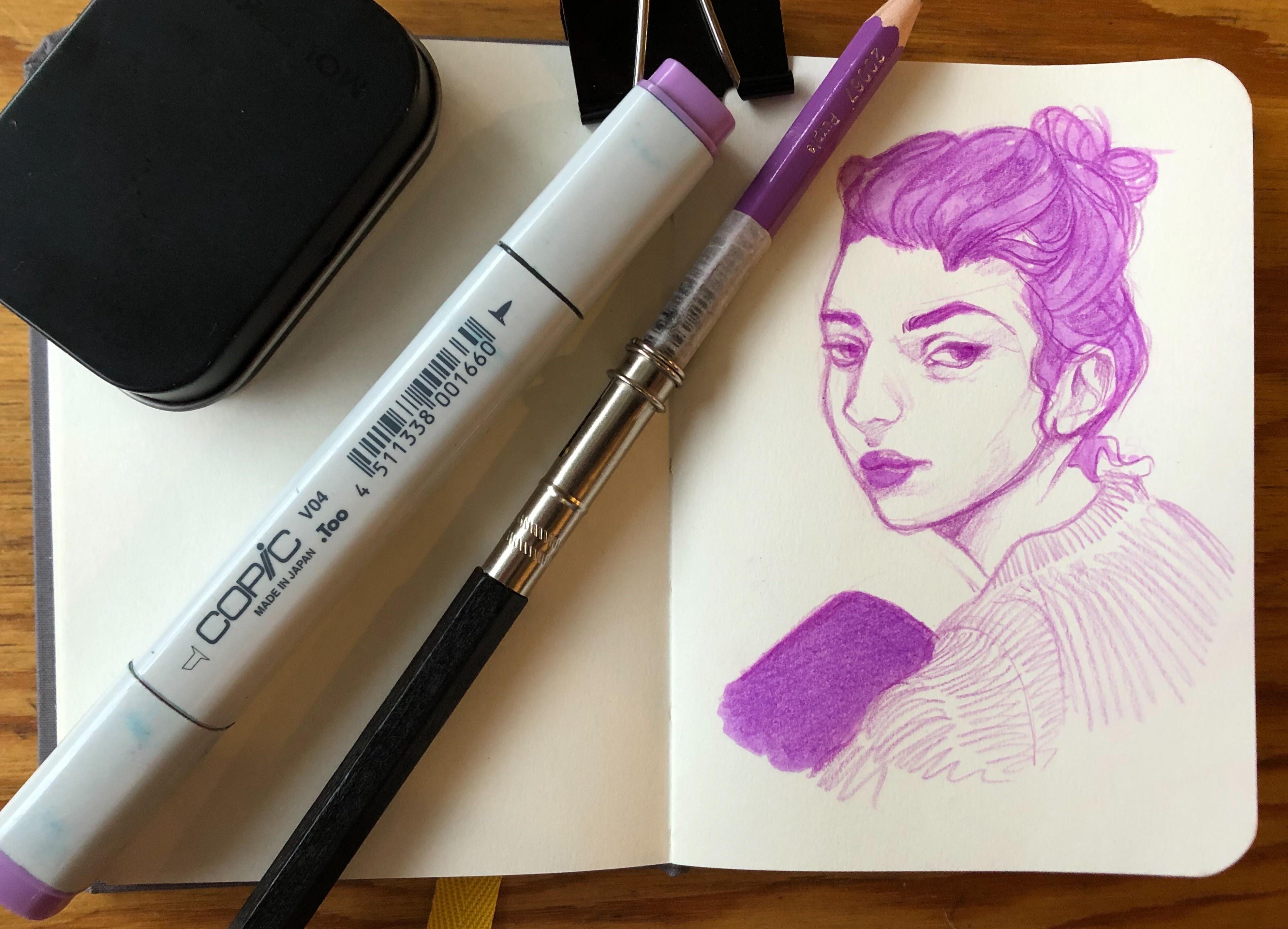 First sketch of the new year! | Scrolller