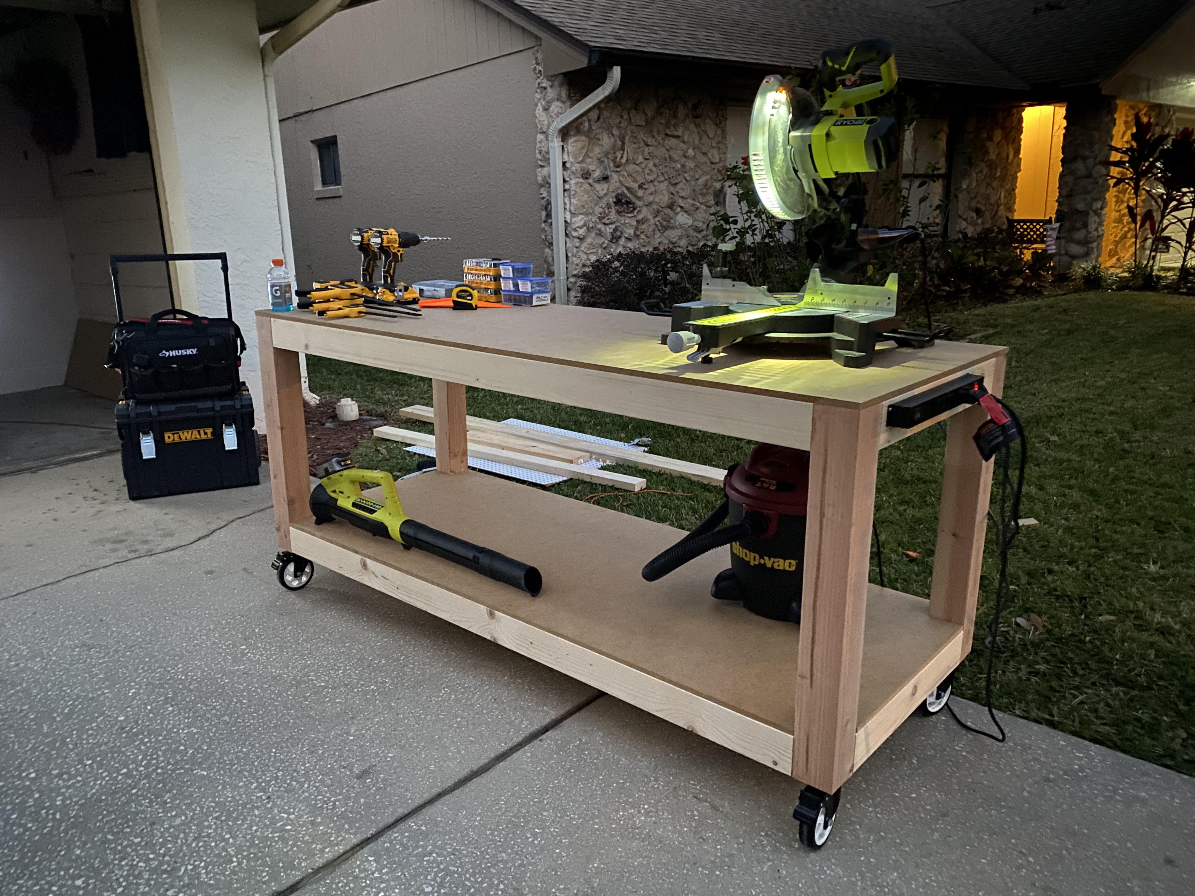 First thing I’ve ever built and it’s a workbench! | Scrolller