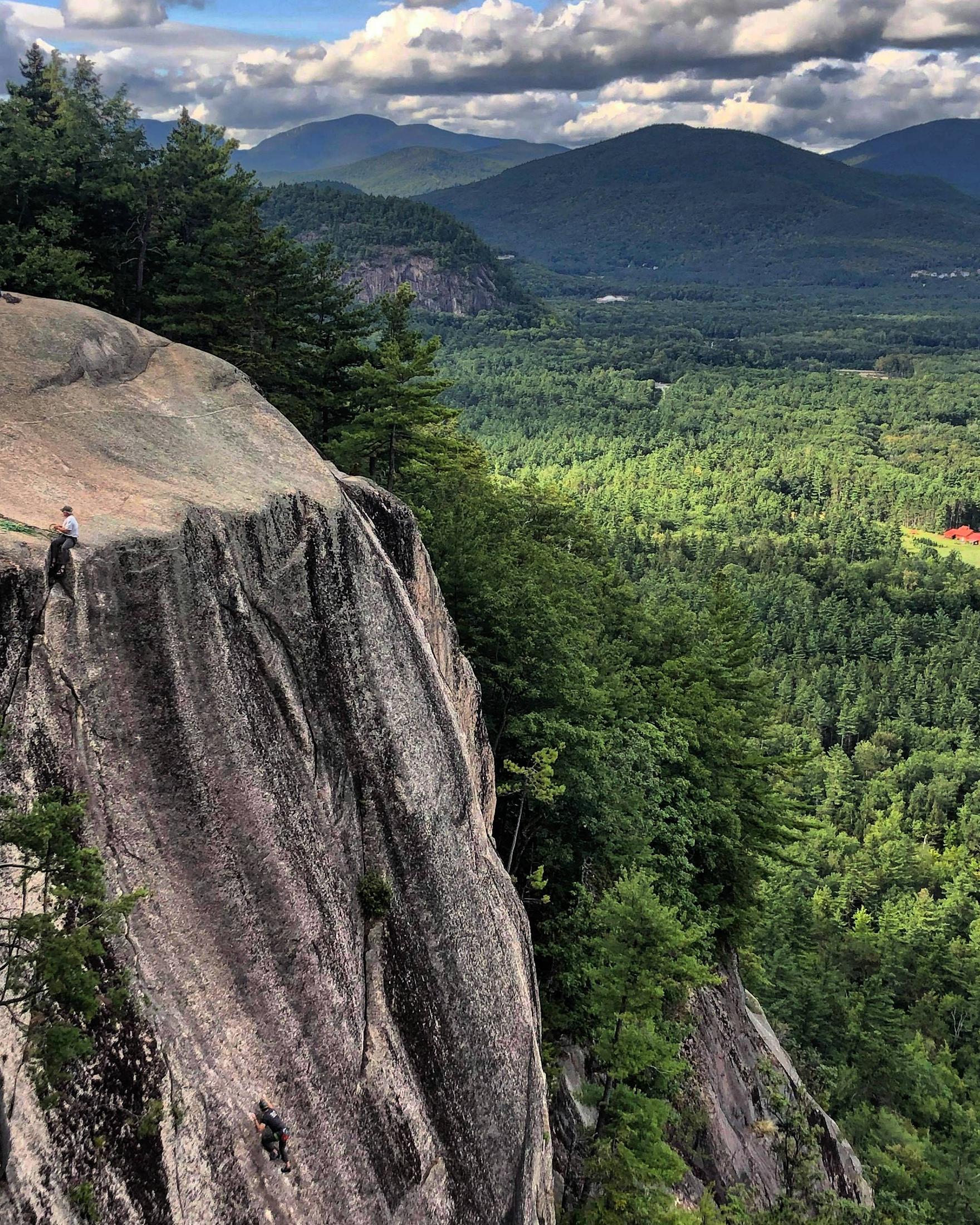 First time being on a slab this exposed. Such a surreal feeling. | Scrolller