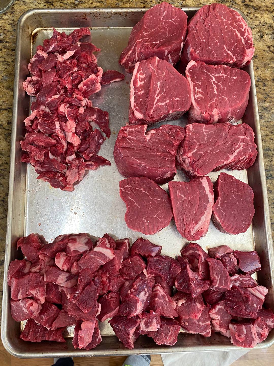 First time breaking down a beef tenderloin | Scrolller