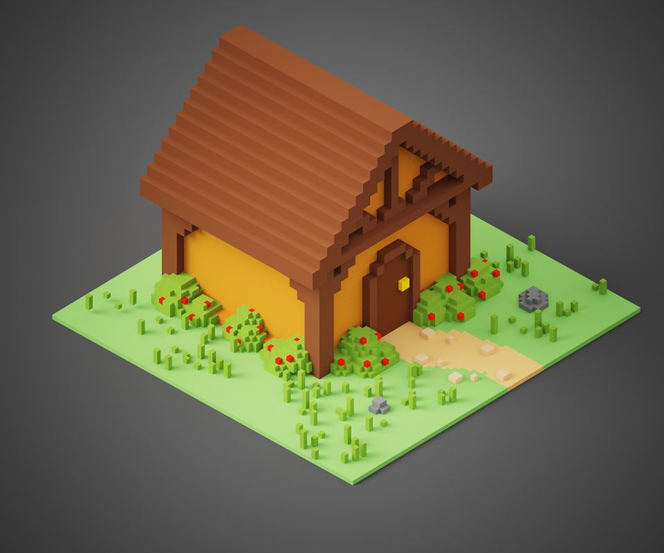 First time making voxel art | Scrolller