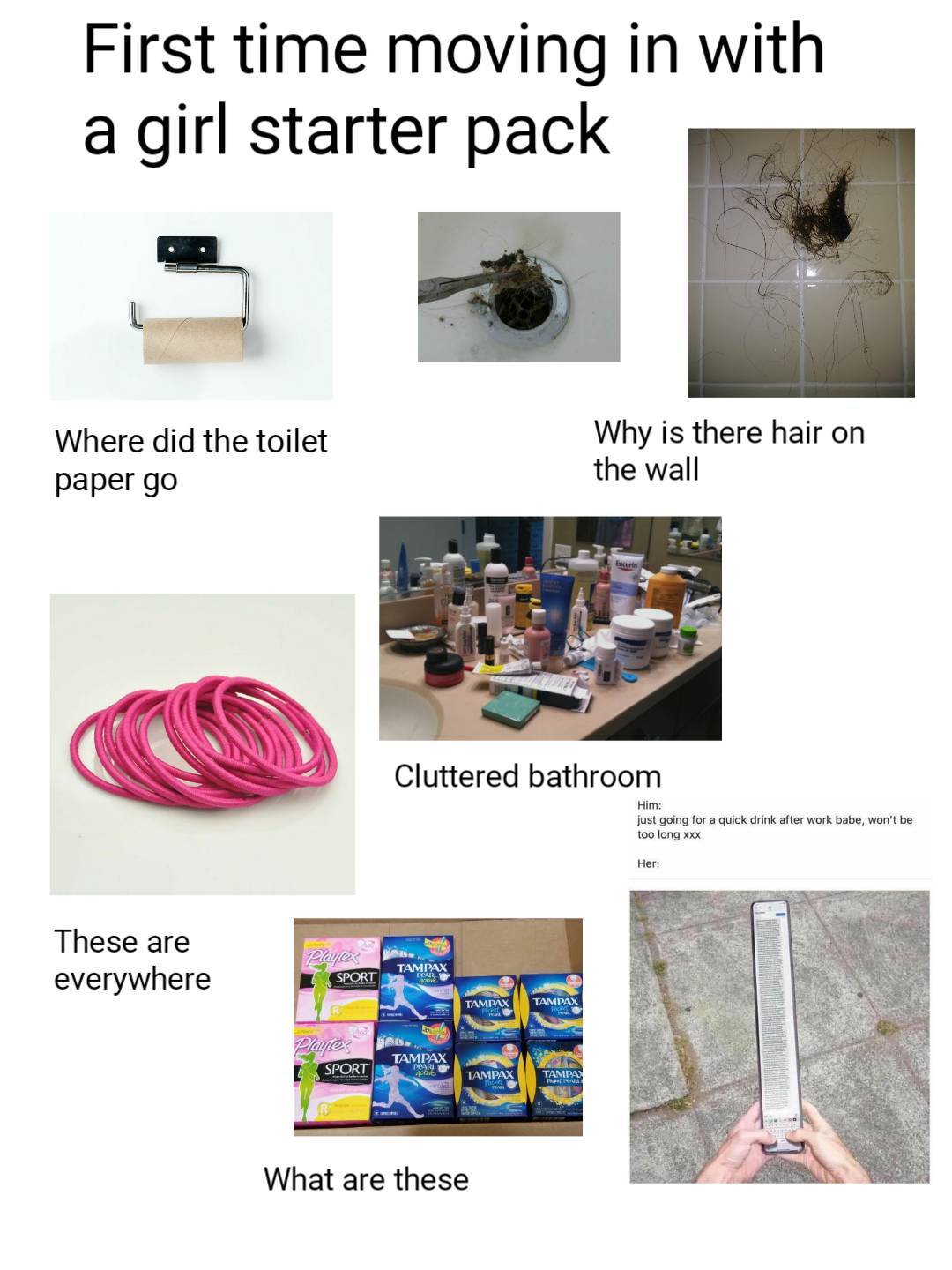 First time moving in with a girl starter pack | Scrolller