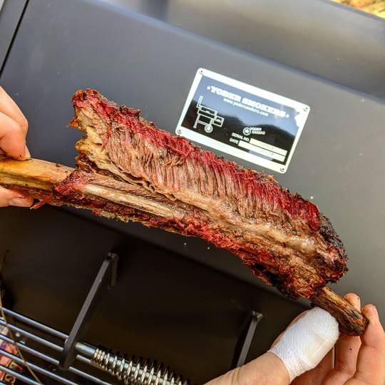 First time smoking beef ribs on the new Yoder! | Scrolller