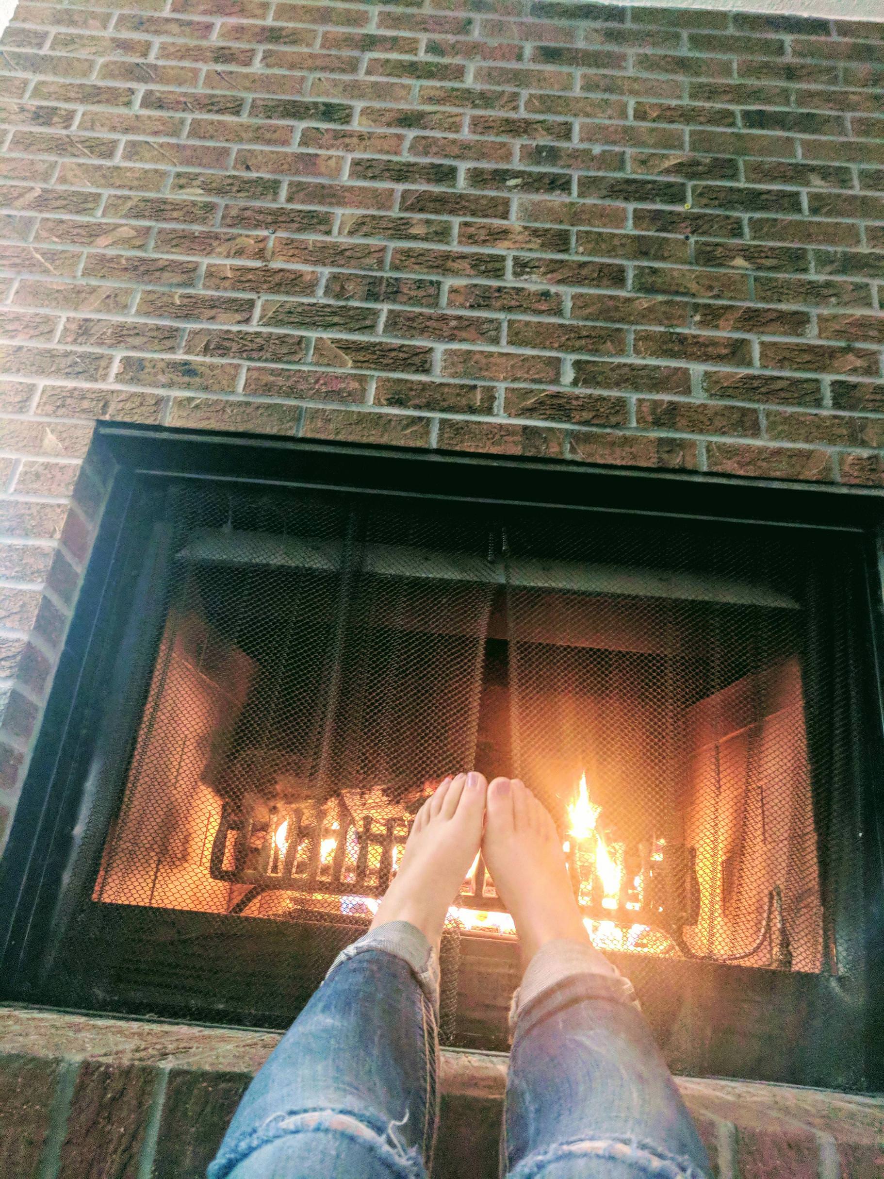 First time using my fireplace this fall | Scrolller