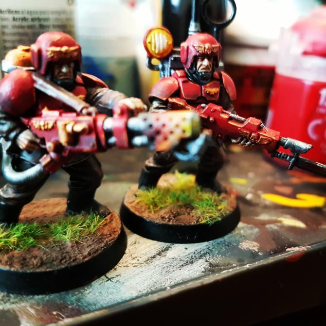 First two of my imperal guard kill team are done | Scrolller