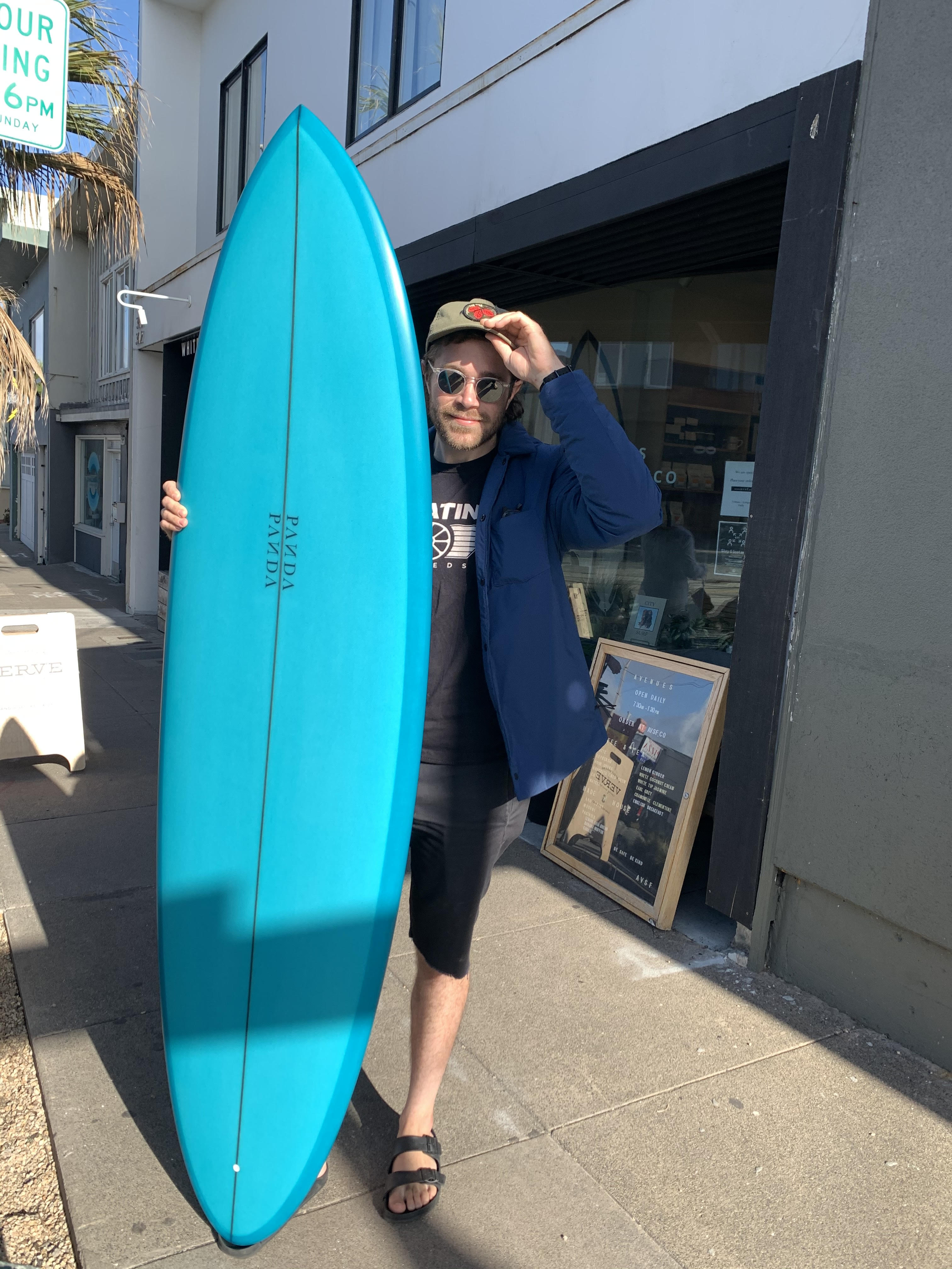 First upgrade from the soft top!! Stoke is high! - 6'8" Panda Midranger ...