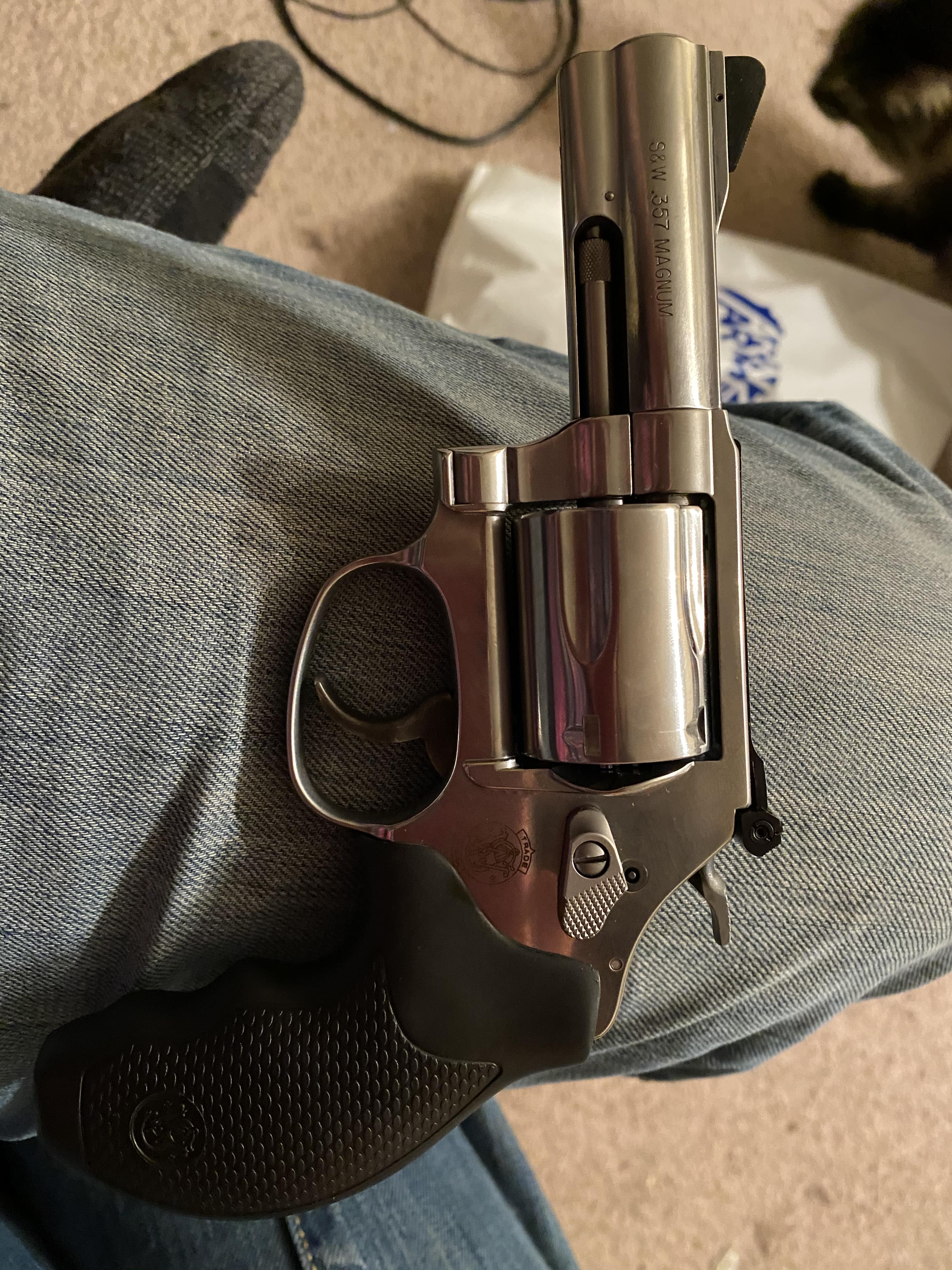 First Wheelgun Wednesday! Just got this today for carry. Smith and Wesson model 60. Went in for ...
