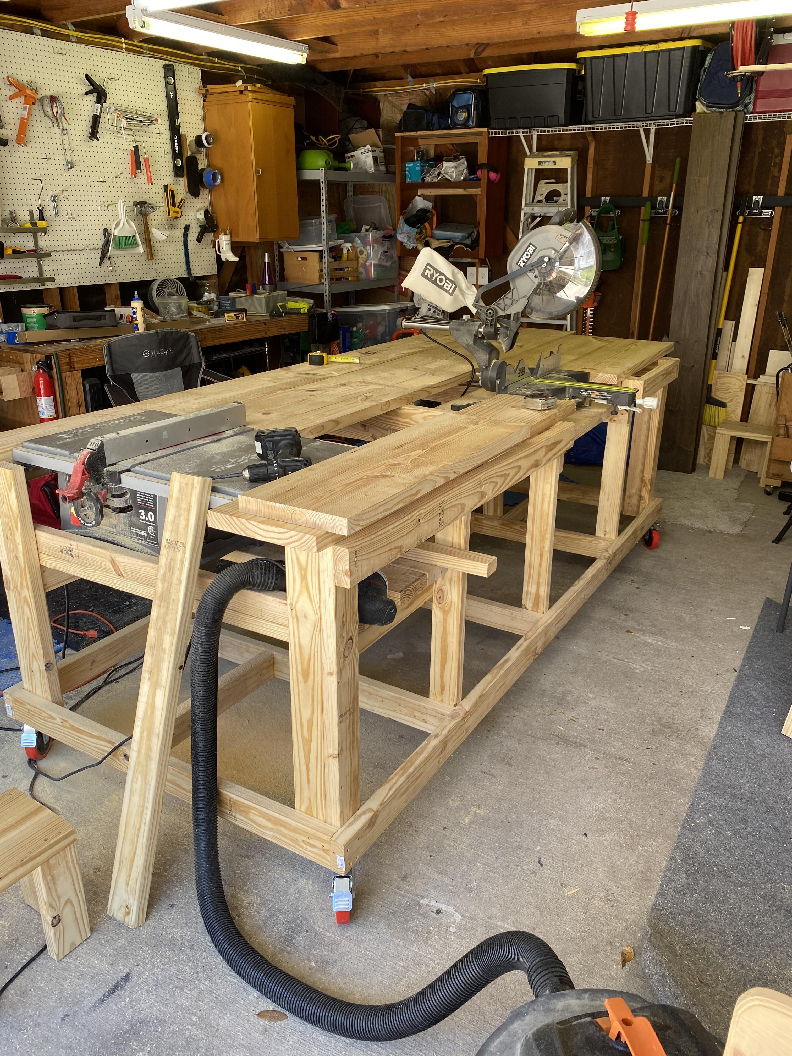 First workbench coming along nicely. | Scrolller