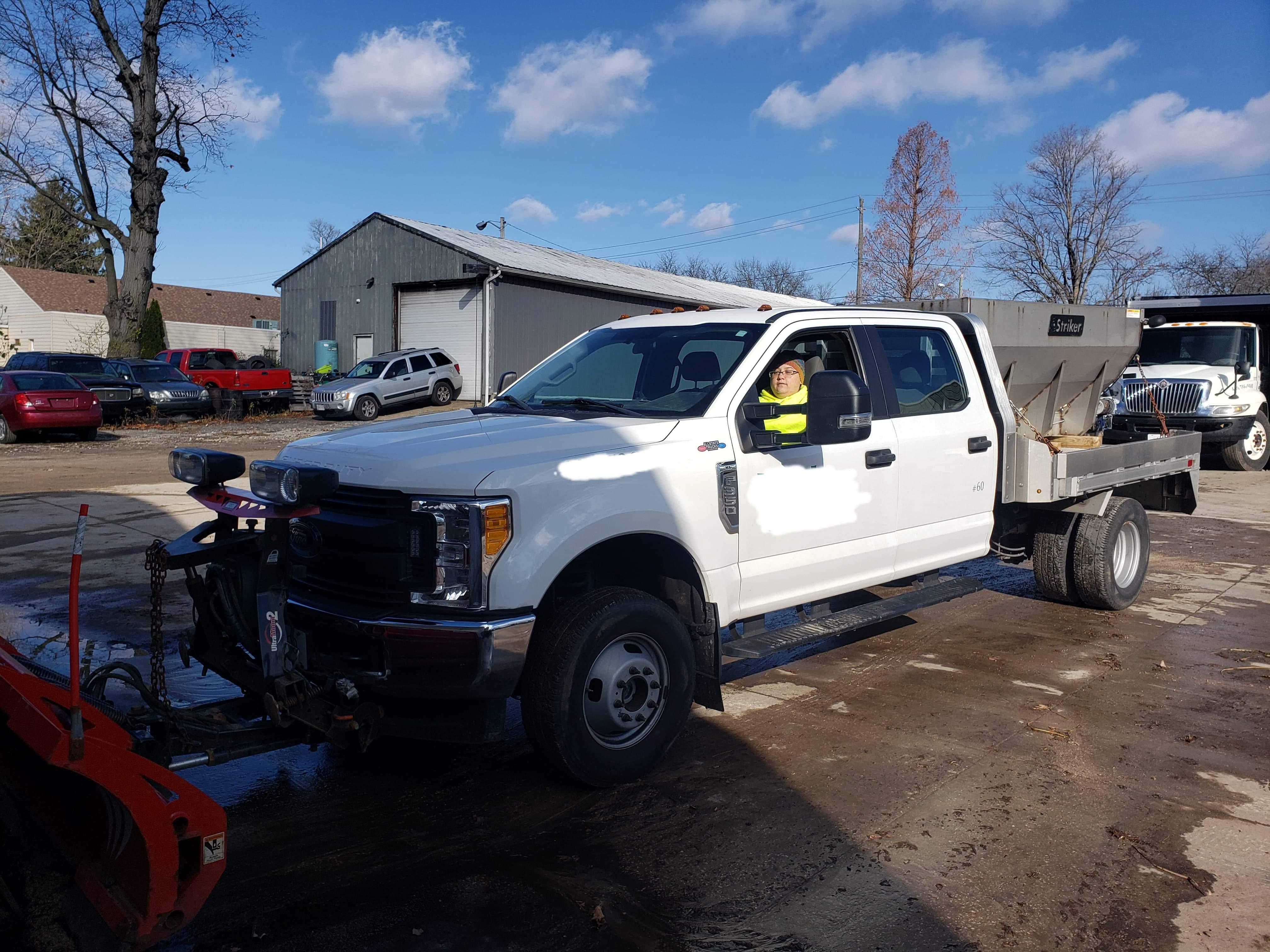 First year in a truck. Been learning plowing the past two winters from my husband. This year I ...