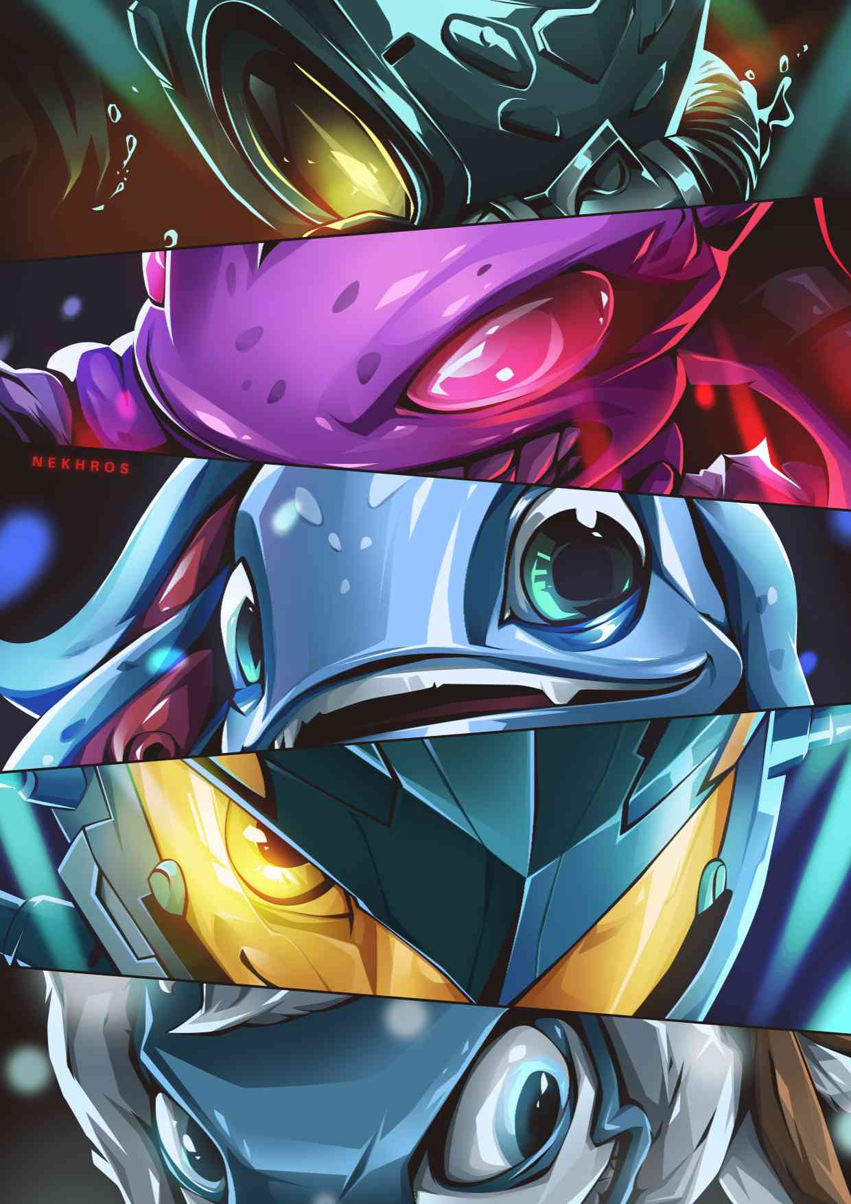 Fizz Fan Art including 5 different skins by ME | Scrolller