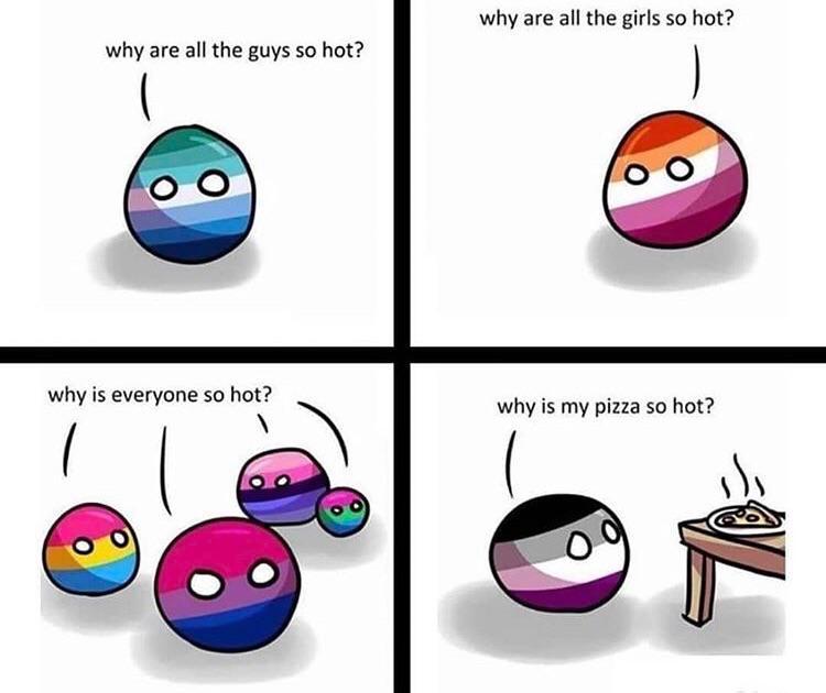 Flag blobs explaining sexuality | Scrolller