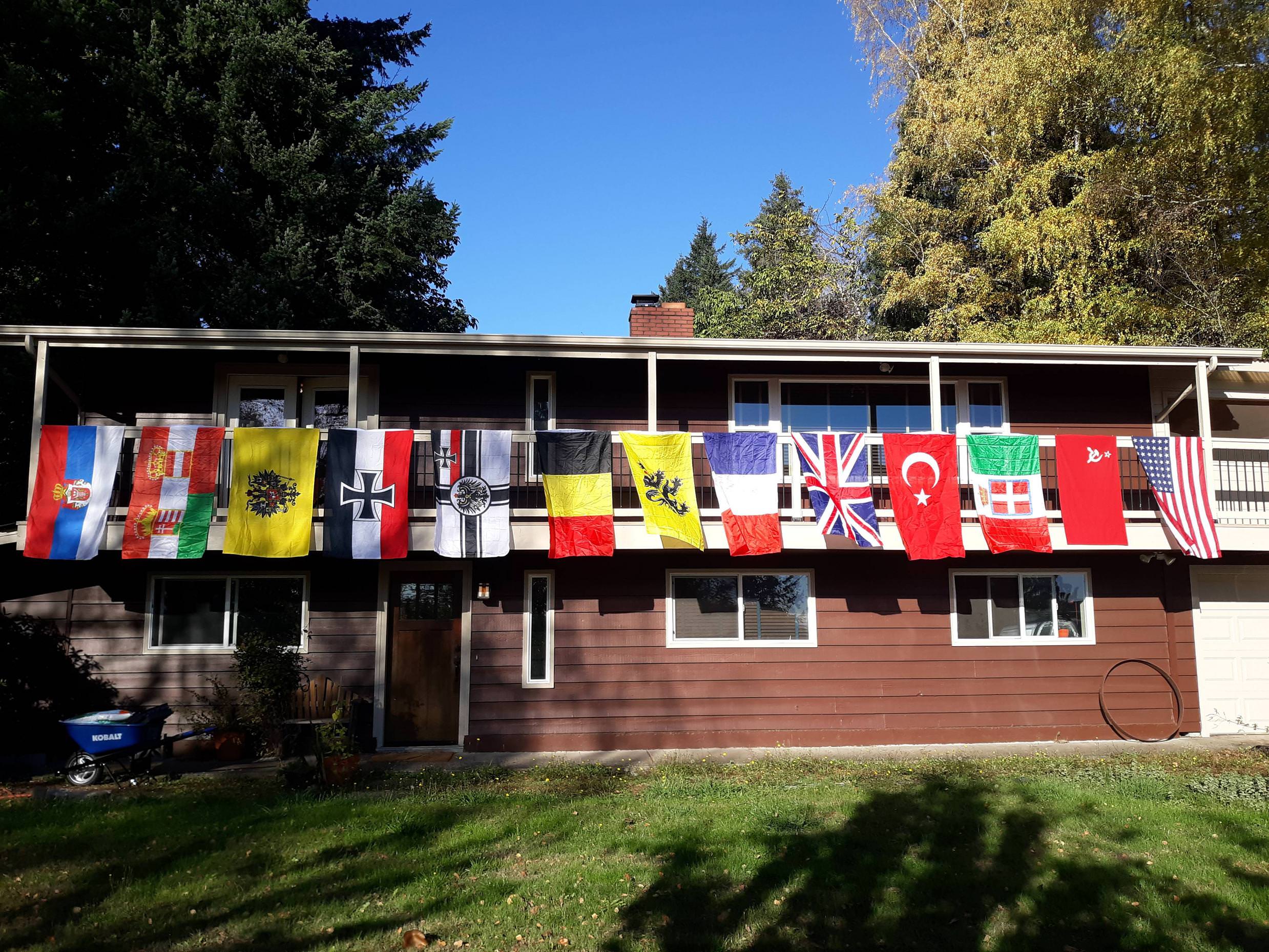 Flags are up for Armistice Day! | Scrolller