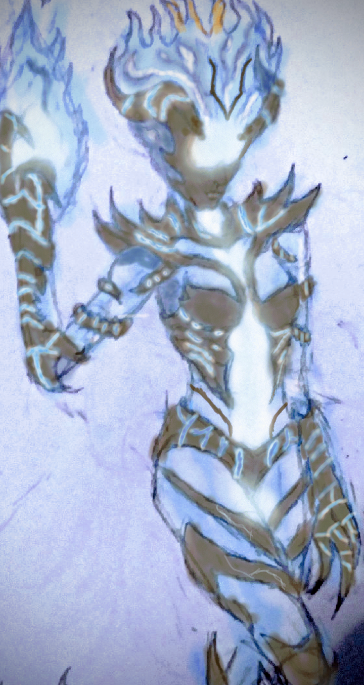 Flame Atronach from the elder scrolls. | Scrolller